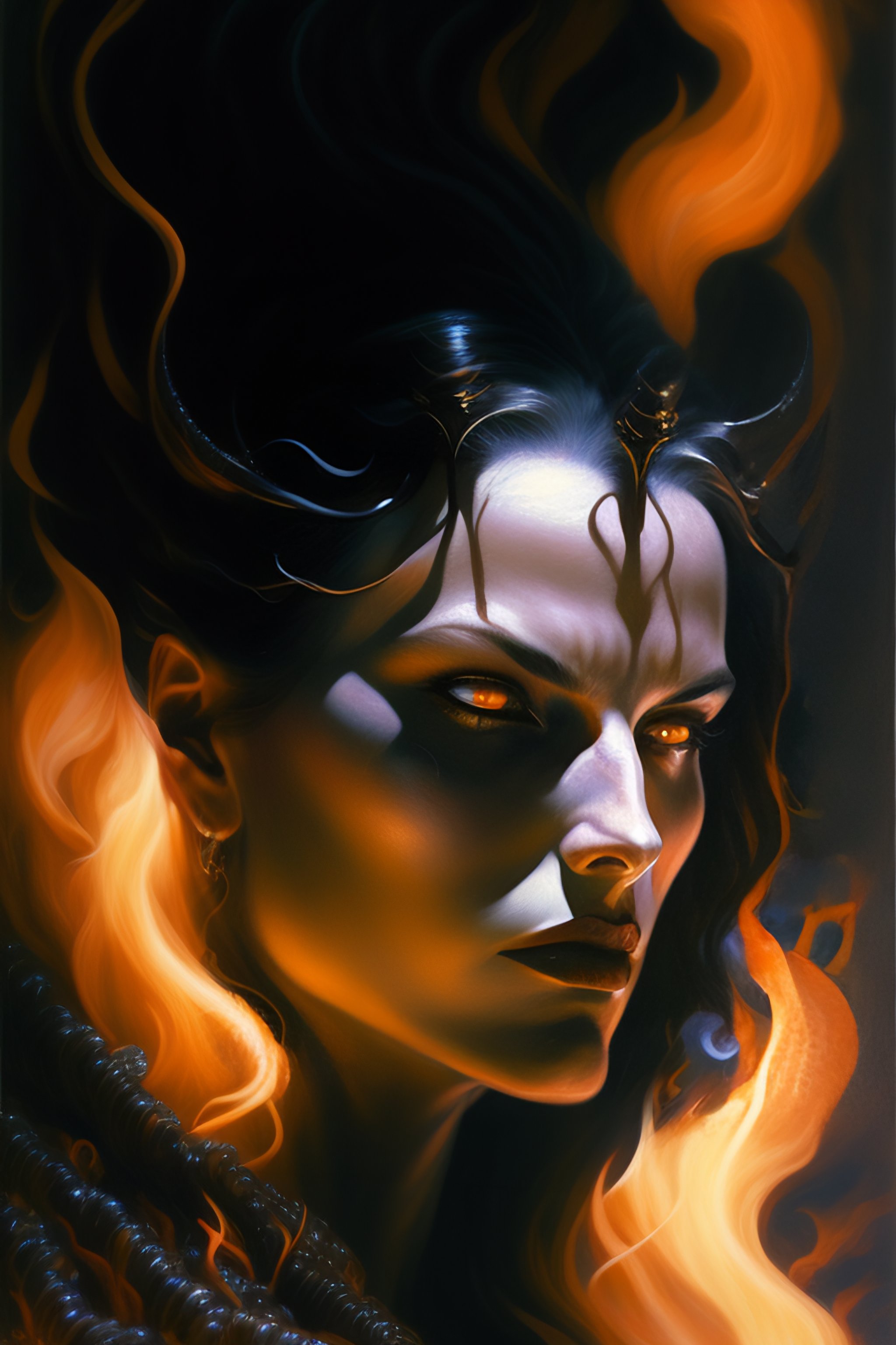 Lexica - A demon made of wisps of smoke ready to tear into your soul ...