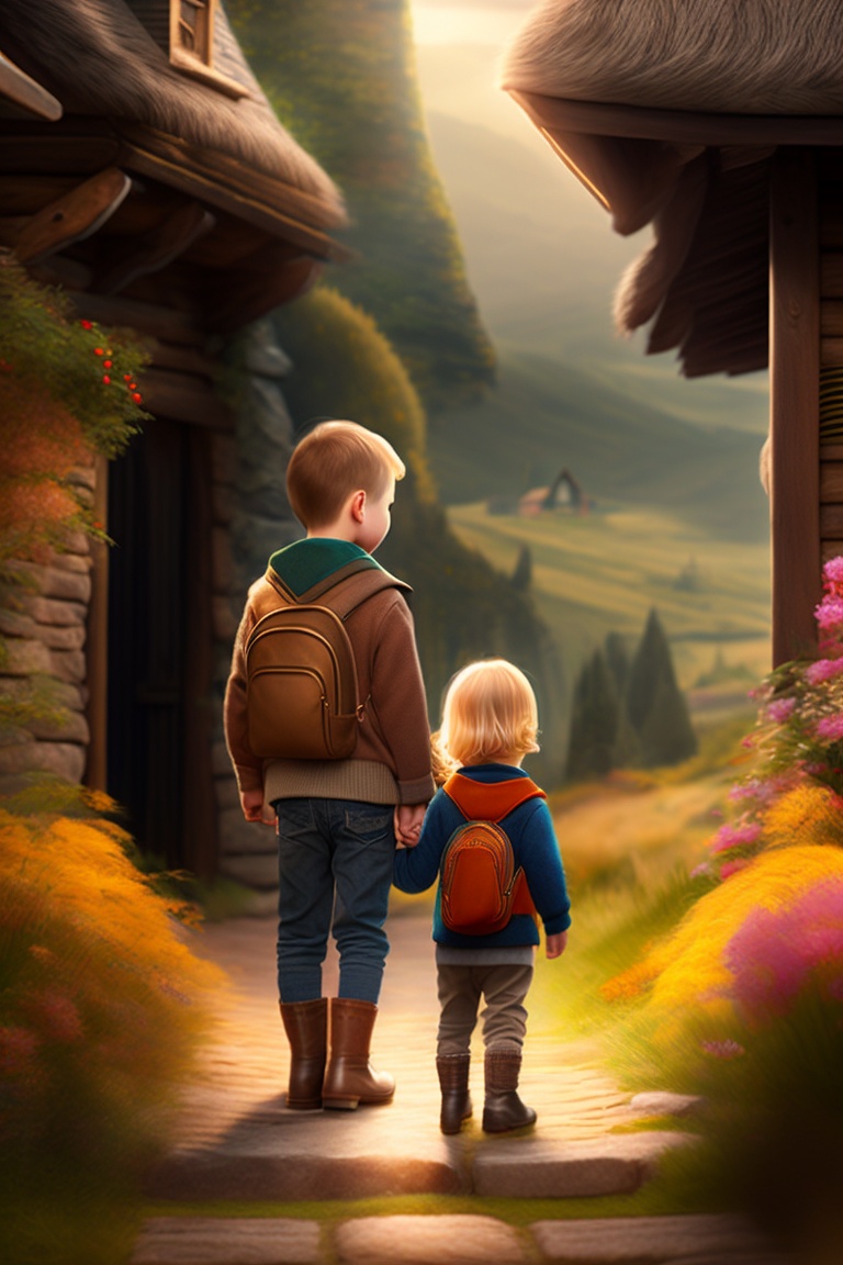 Lexica - Once upon a time in a quaint village, lived a curious little ...