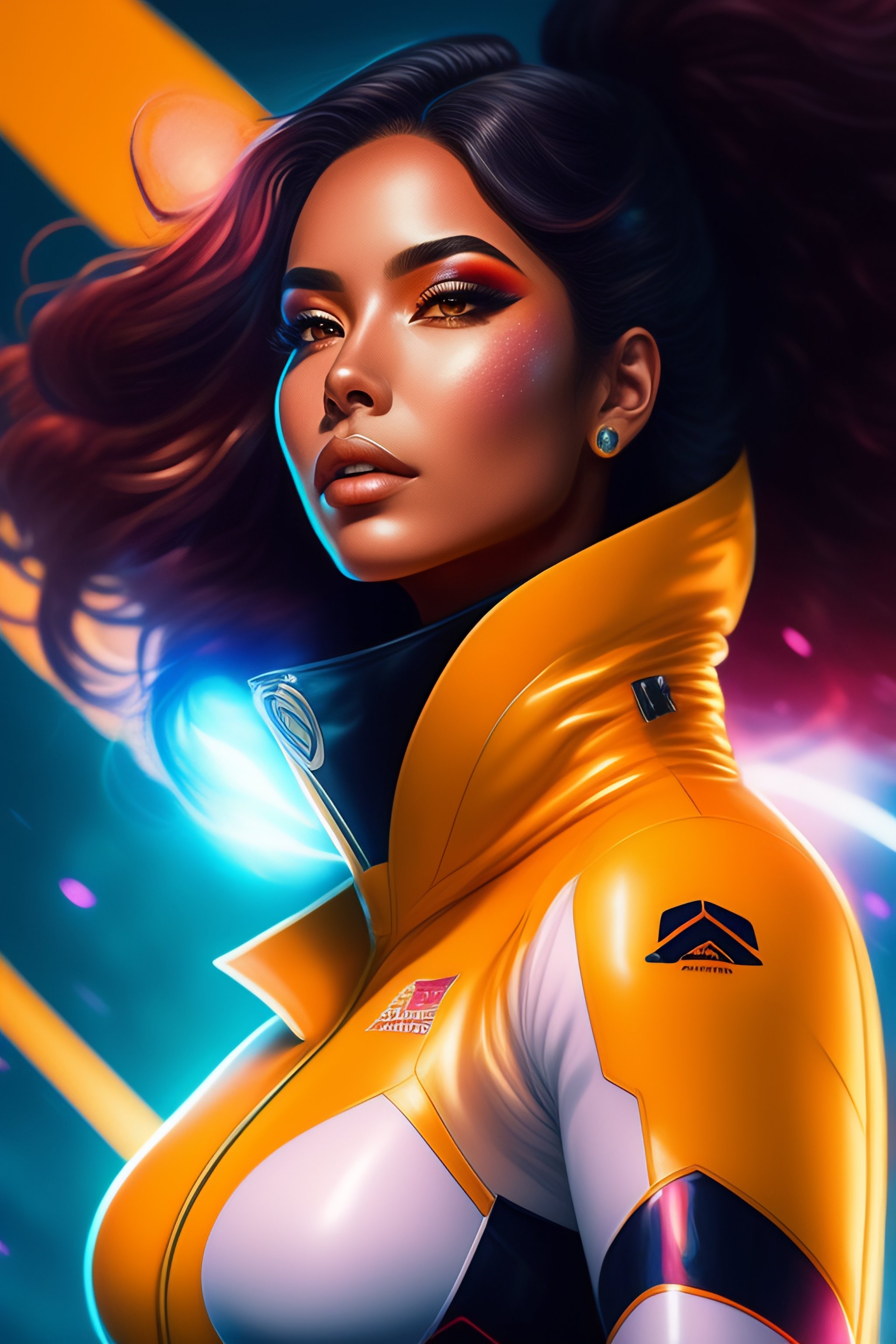 Lexica - Anitta As an X-Men woman in neoprene outfit, detailed face ...