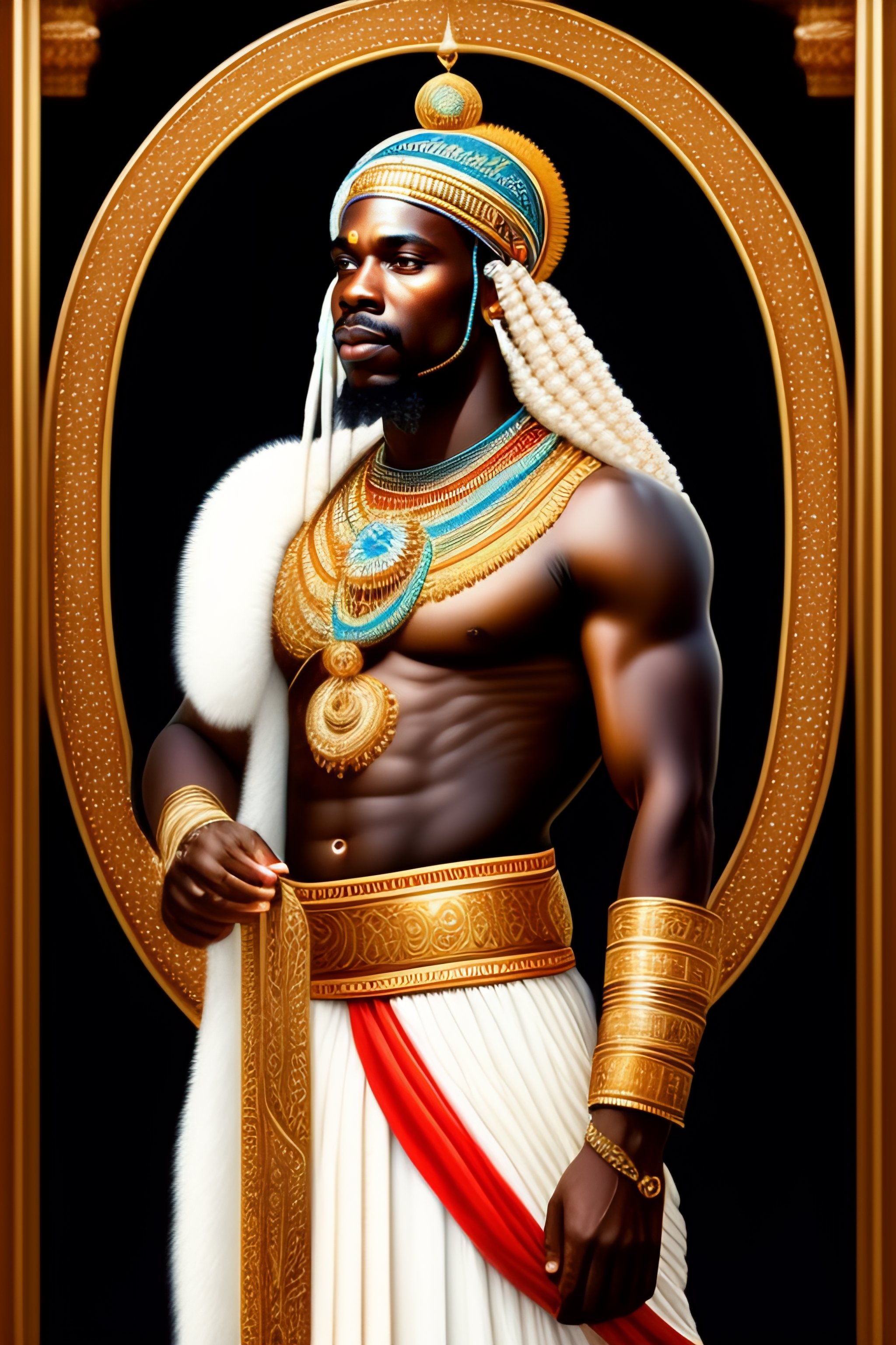 Lexica - Obatala the african orisha wearing a detailed and intricate ...