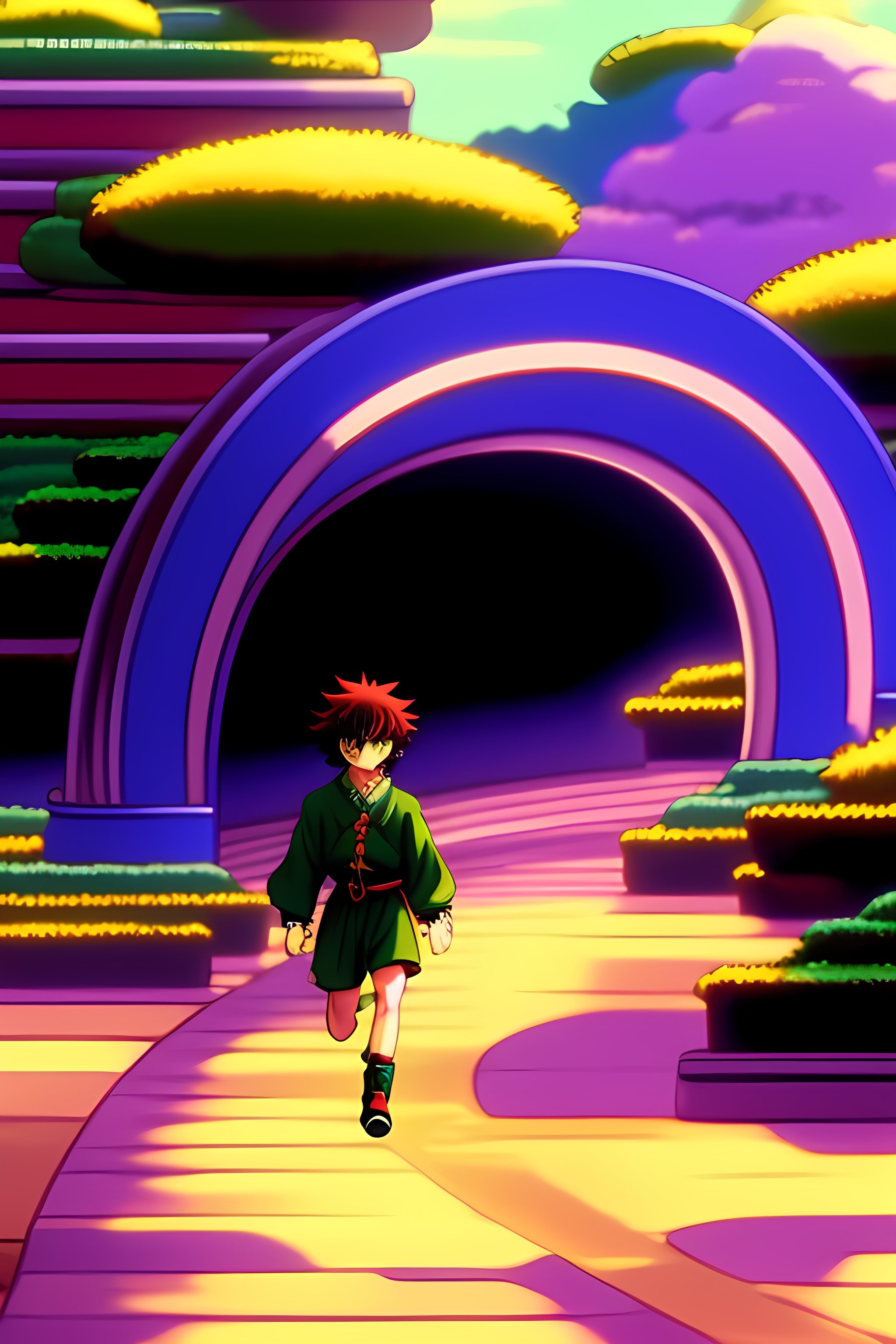 Lexica - Vintage anime screenshot from frodo, 90’s anime aesthetic. A ...