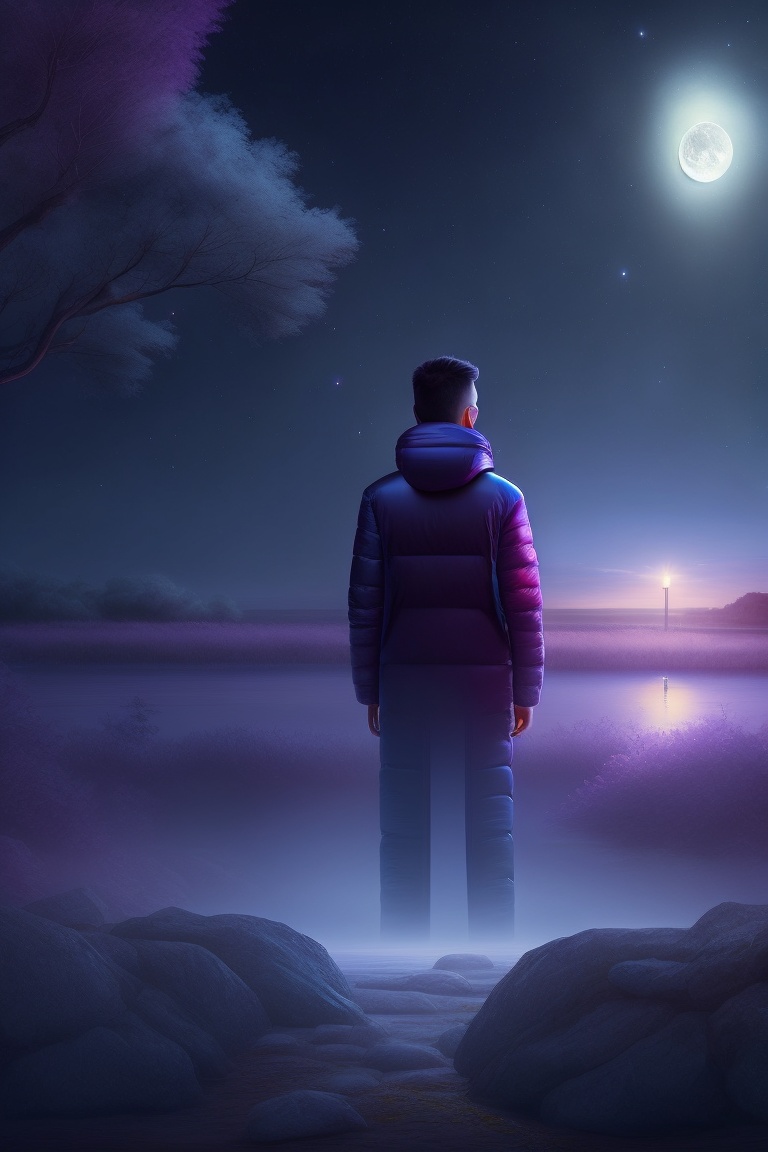 Lexica - Sad moonlight night, sad mood, love breakup