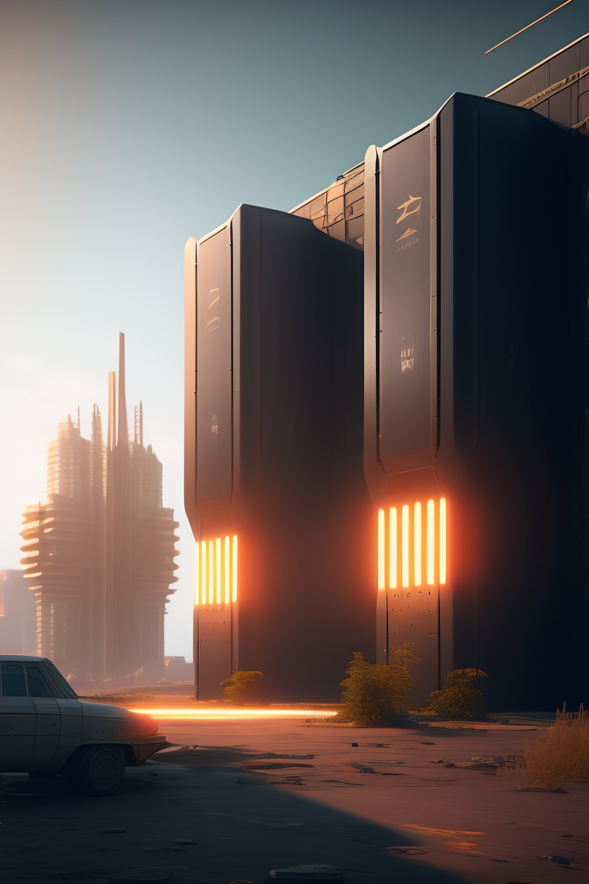 Lexica - Cyberpunk, post-apocalypse, preacher, white, monk, hammer ...