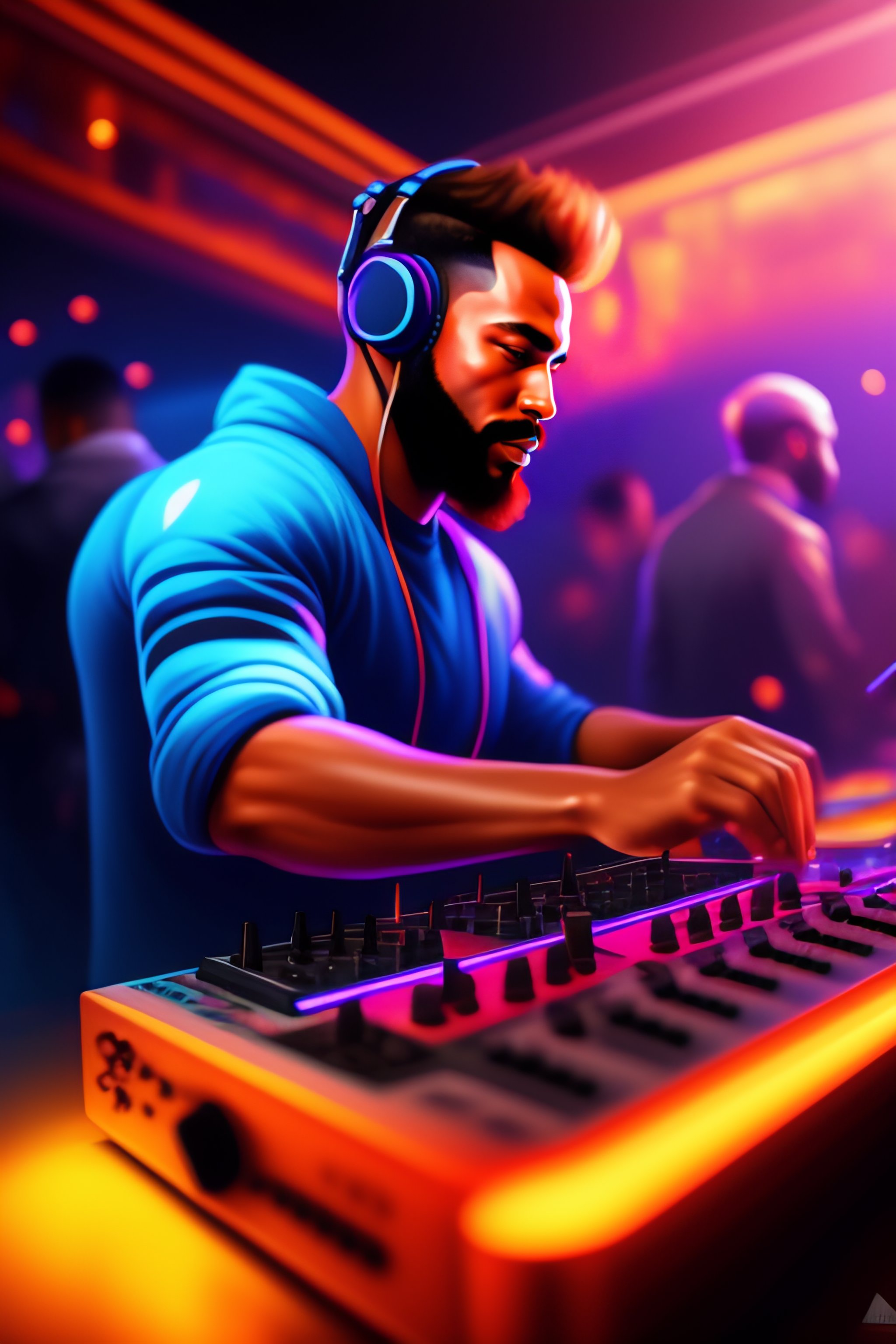 Lexica - Dj, playing in the club, in London, similar to James Hype ...