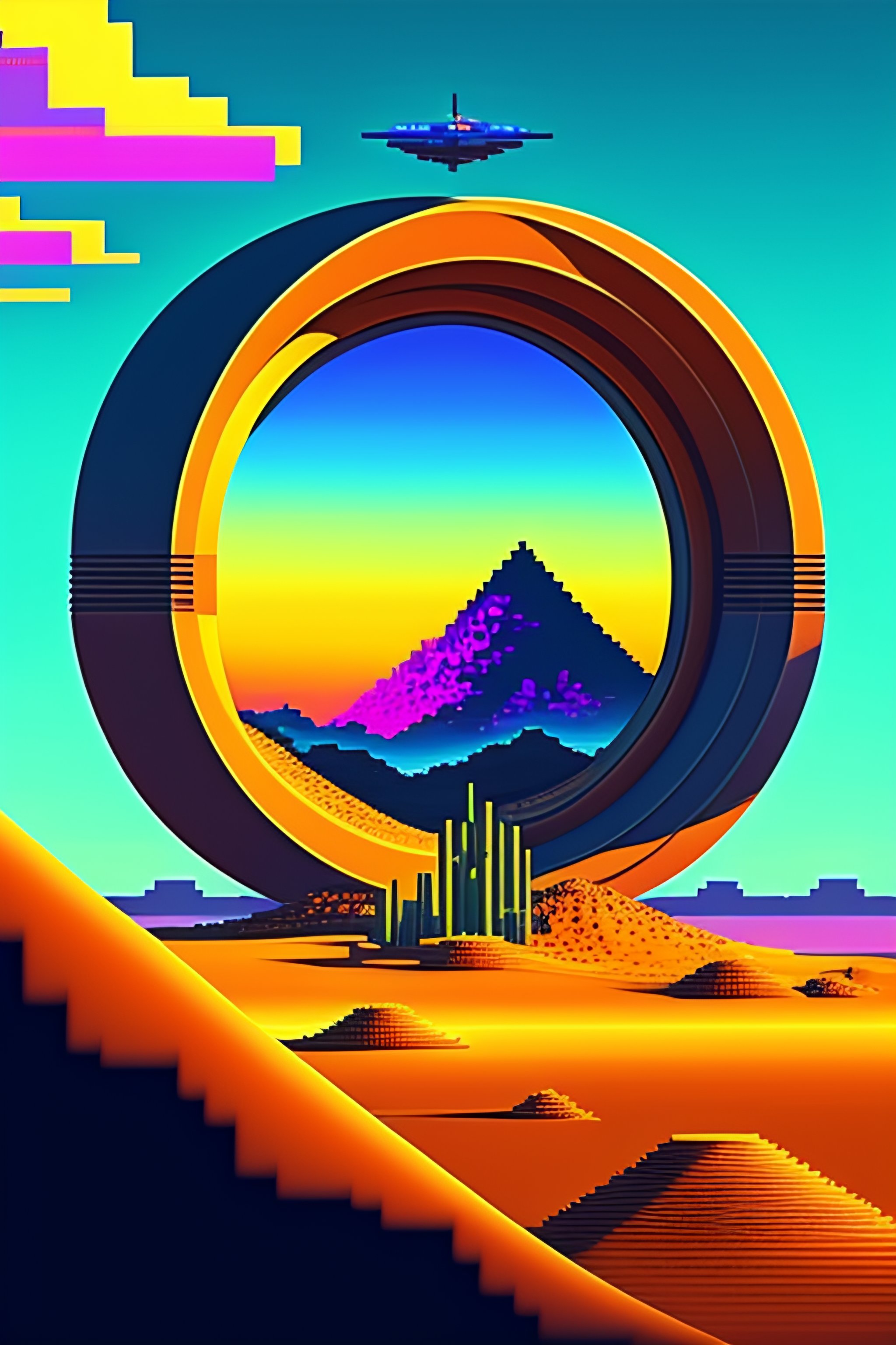 Lexica - Pixel art, retro pixel style, gameboy graphic, futuristic ...