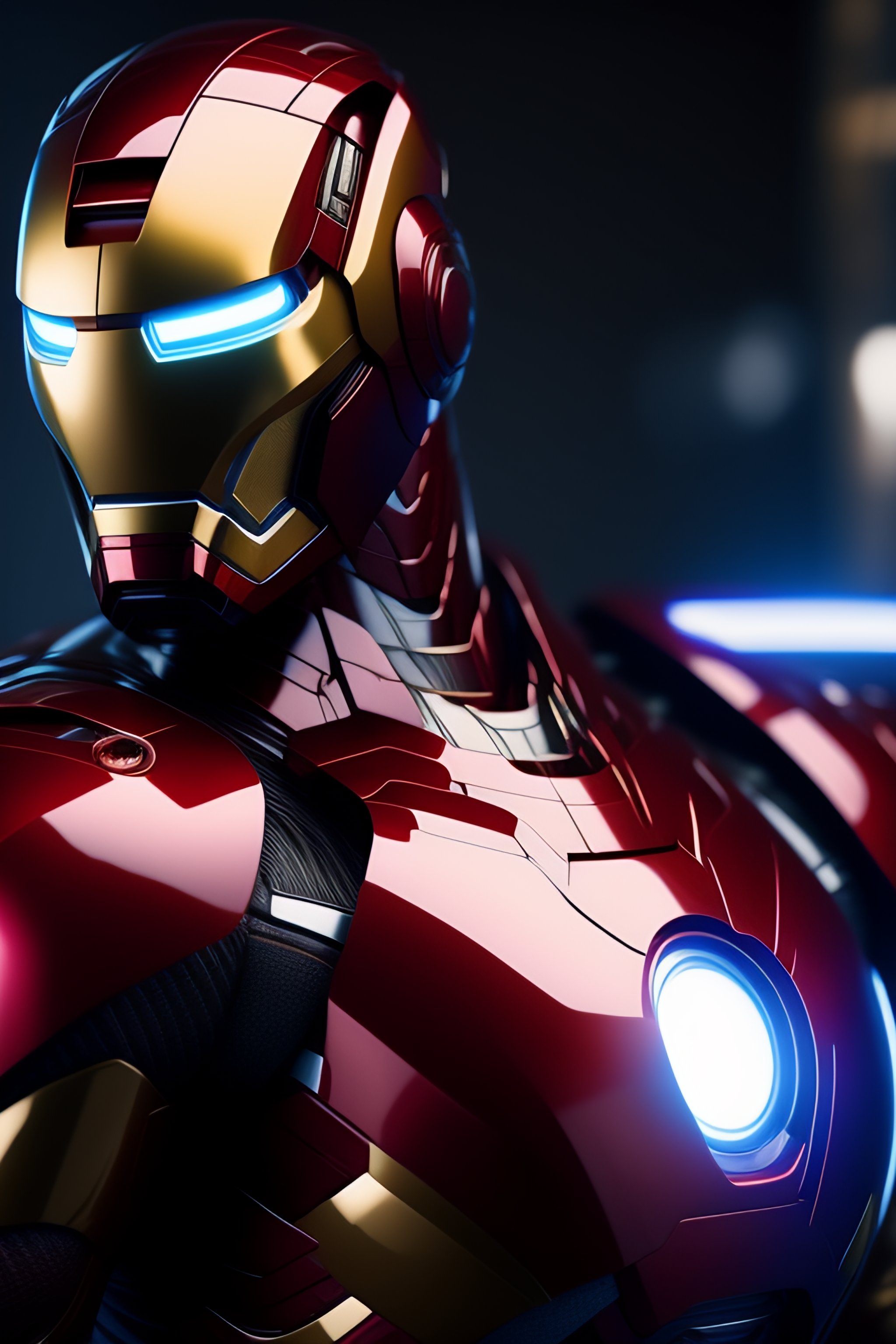 Lexica - Kenu reeves as iron man, 8k