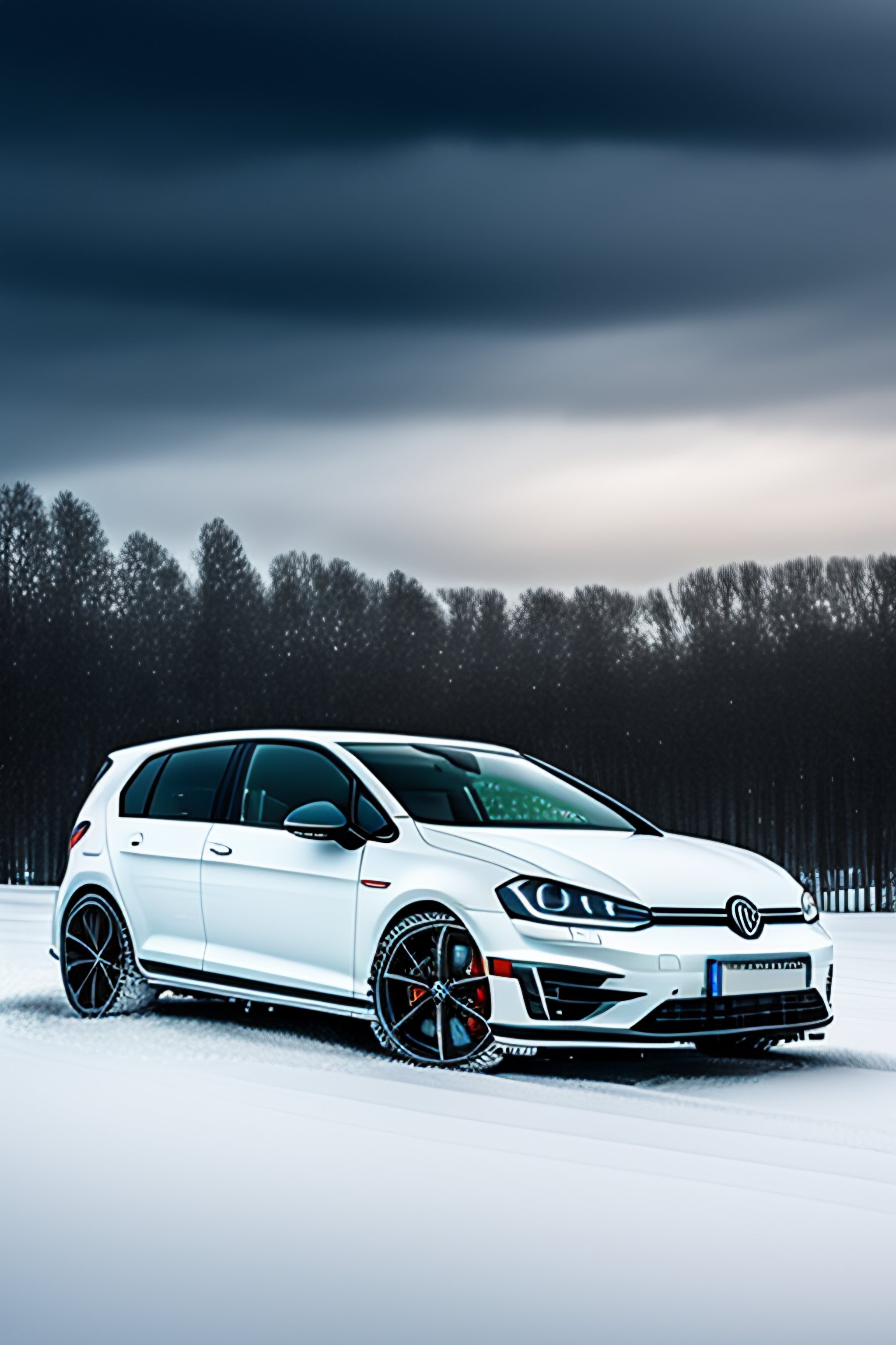 Lexica - Golf mk 7.5 white in snow