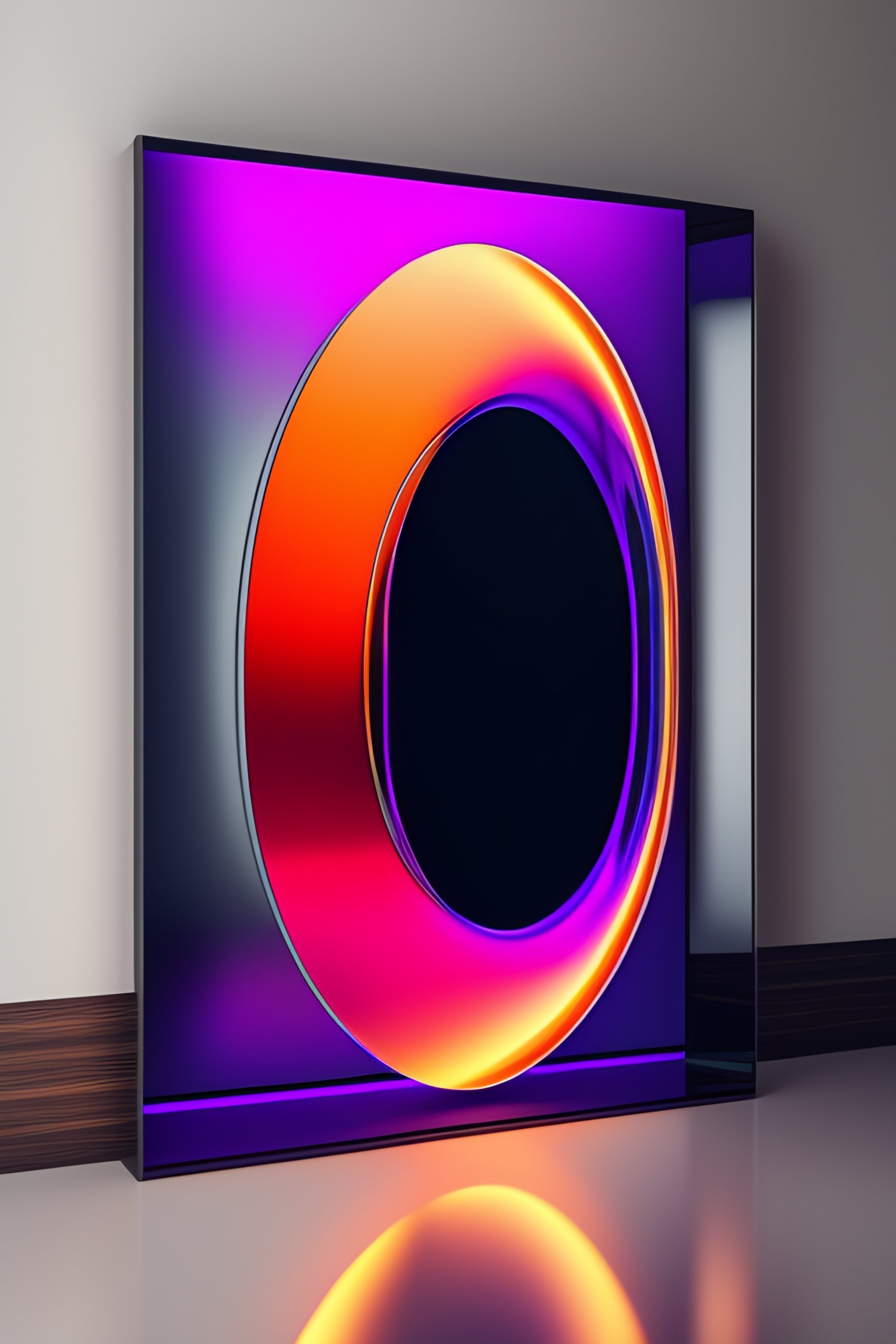 Lexica - Fluid mirror colorful futuristic
