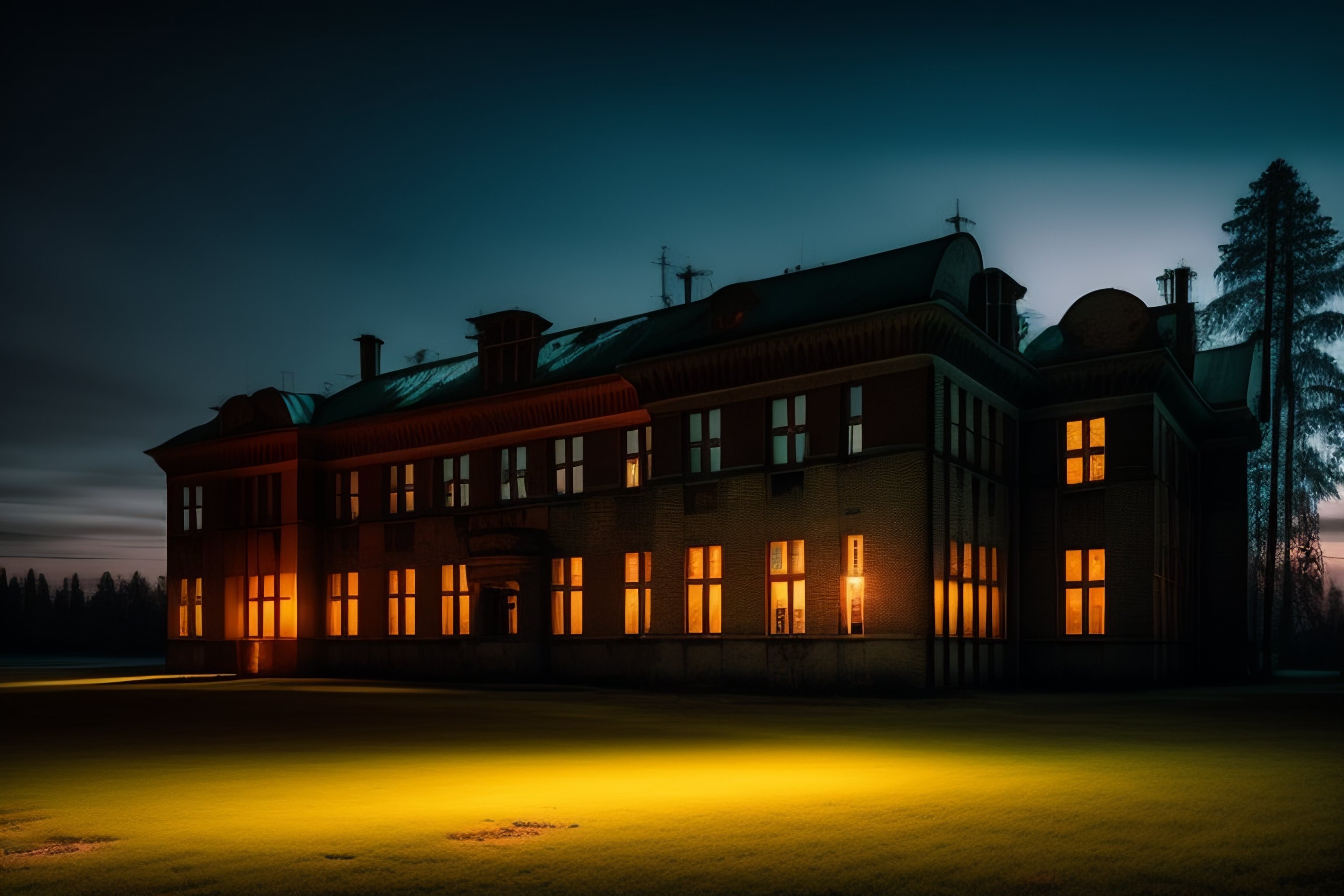 Lexica - Analog style, haunted soviet abandoned psychiatric hospital ...