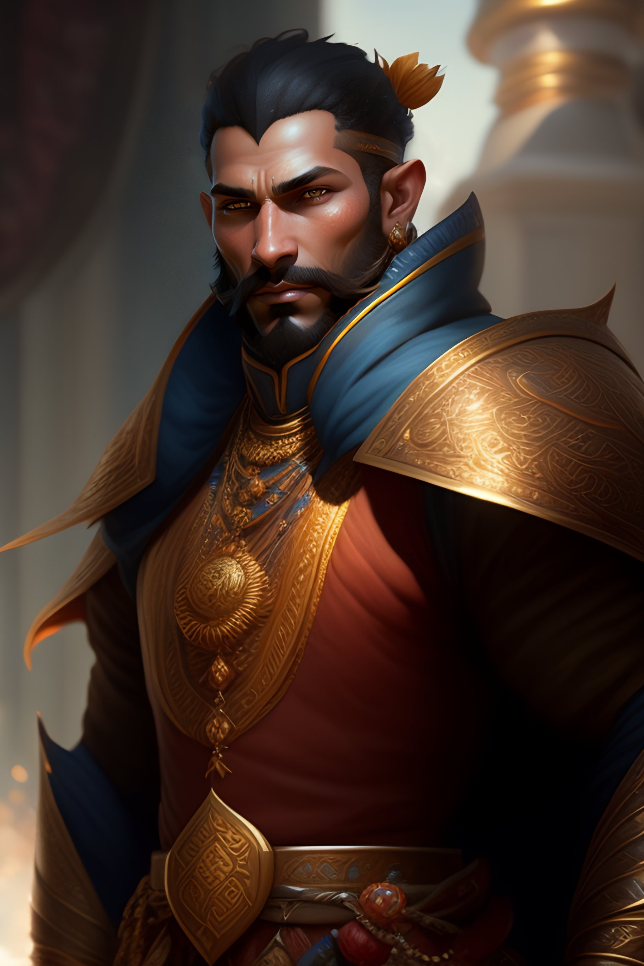 Lexica - A detailed portrait of a Tenakth by justin gerard and greg ...