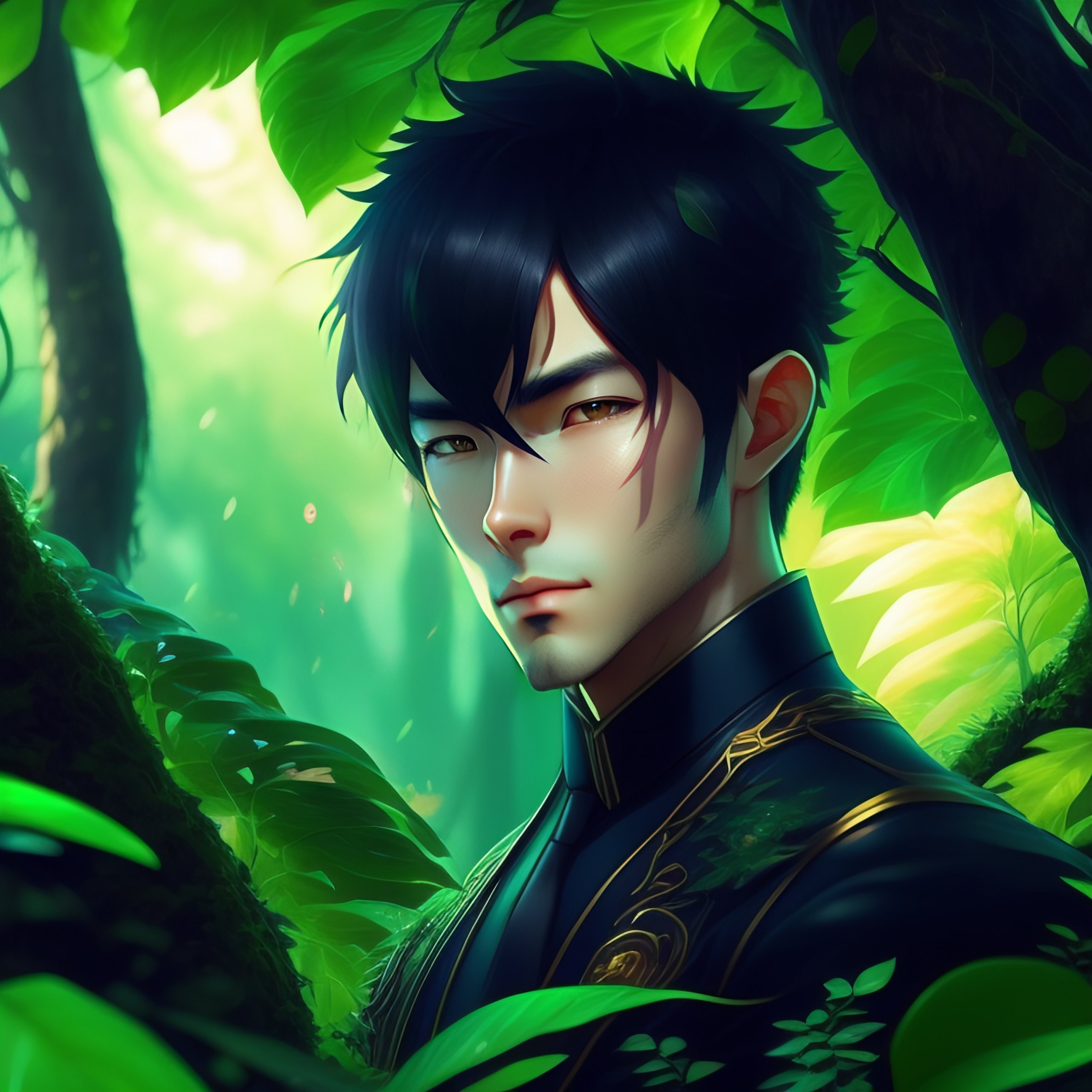 Lexica - Anime key visual of a 30yo developer man, short crew cut ...