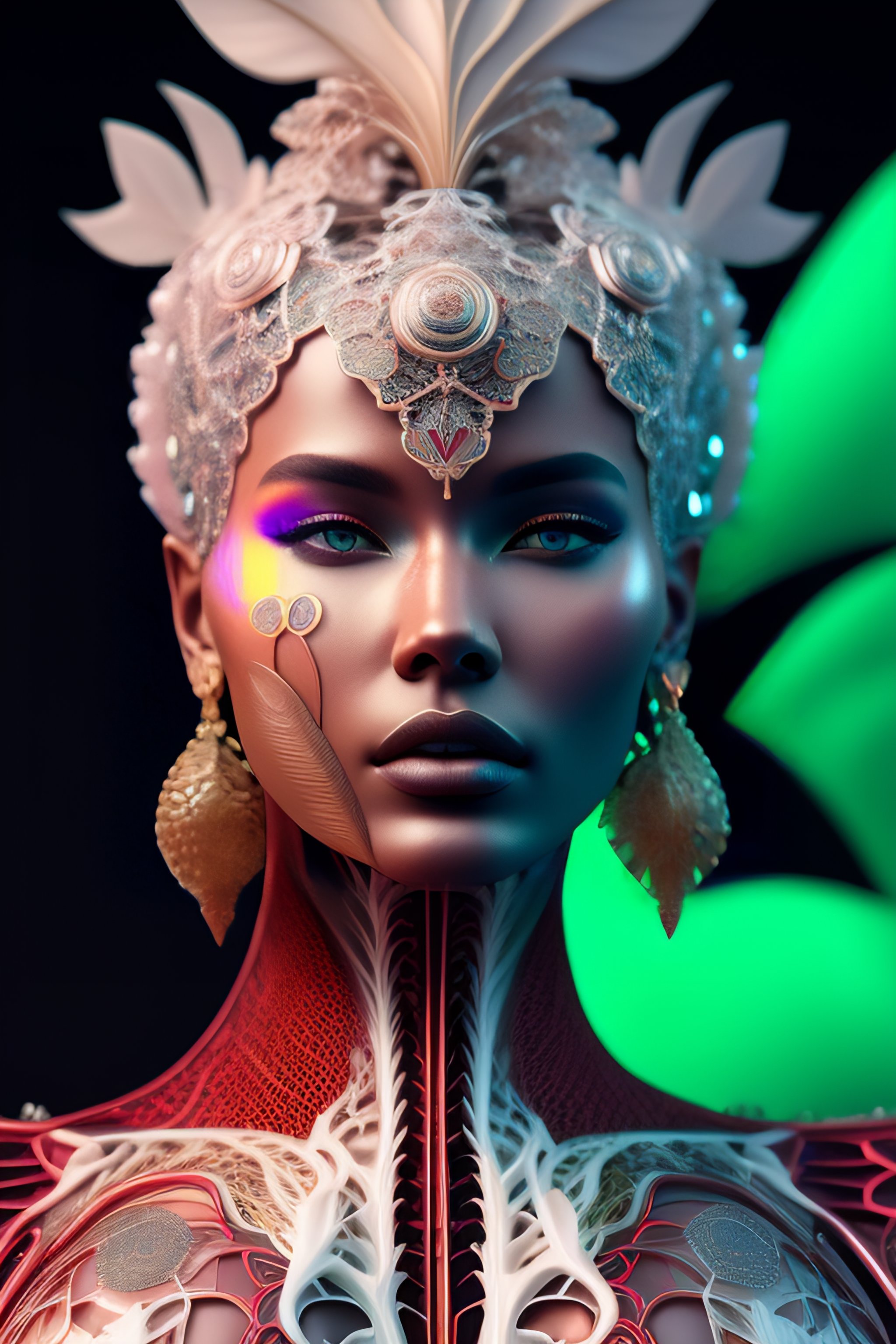 Lexica - Complex 3d render ultra detailed of a beautiful death angel ...