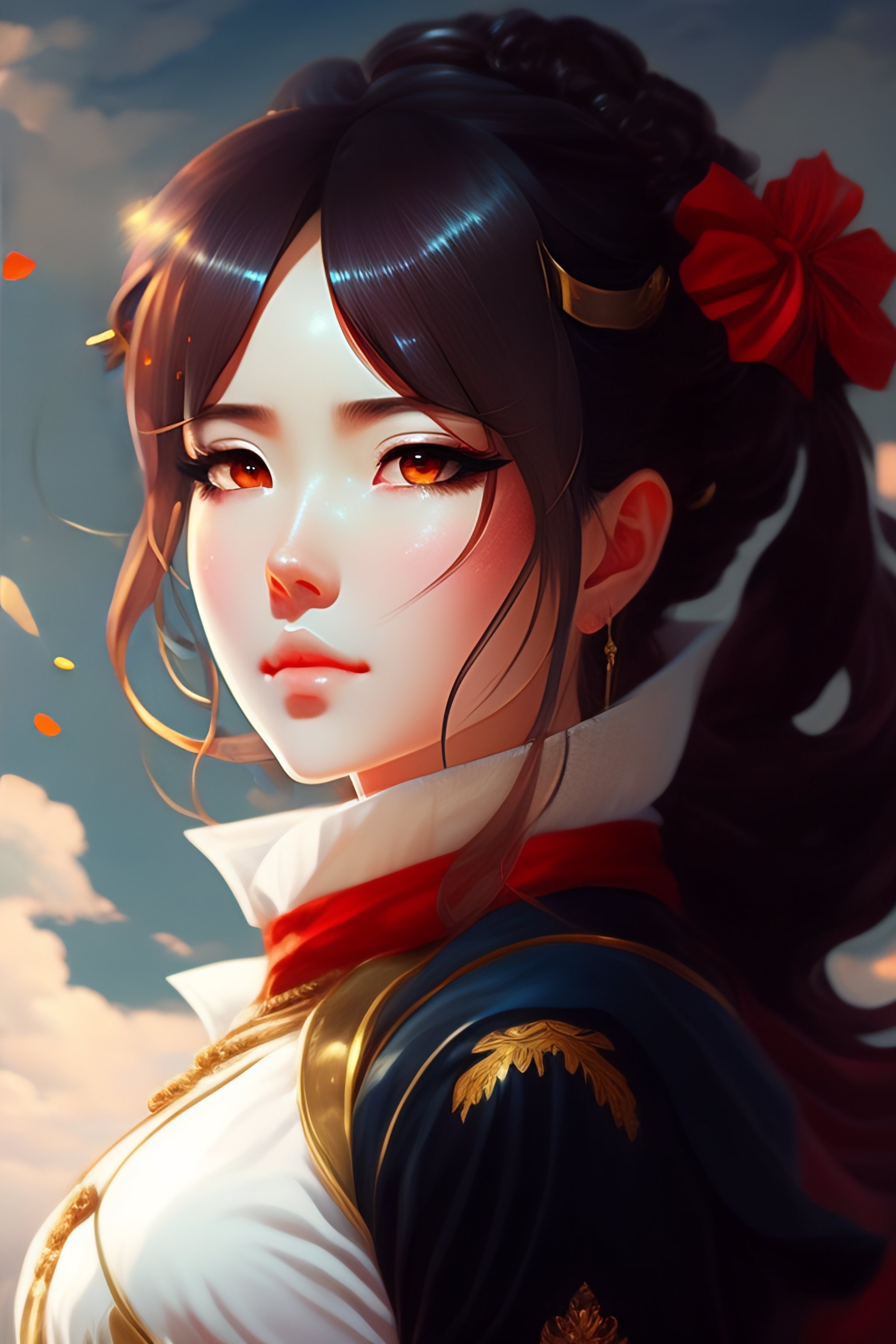 Lexica - Baroque oil painting anime key visual full body portrait ...