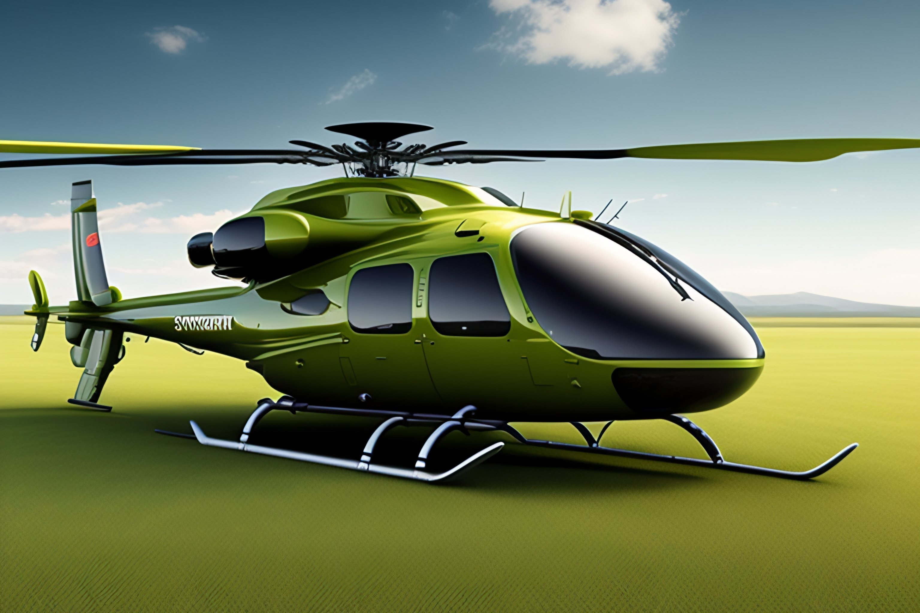 Lexica - Helicopter design based on mantis insect