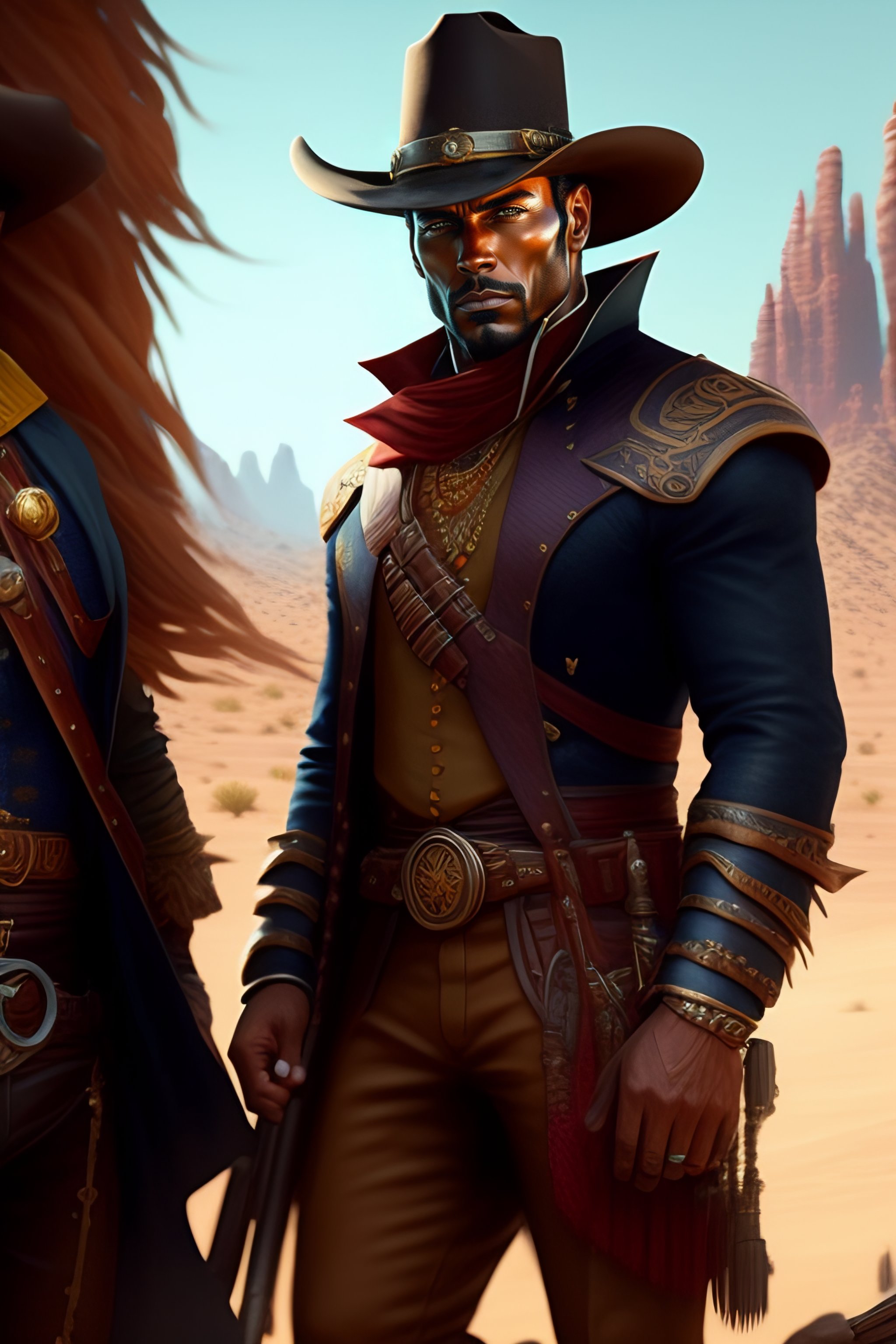 Western Shootout Painting