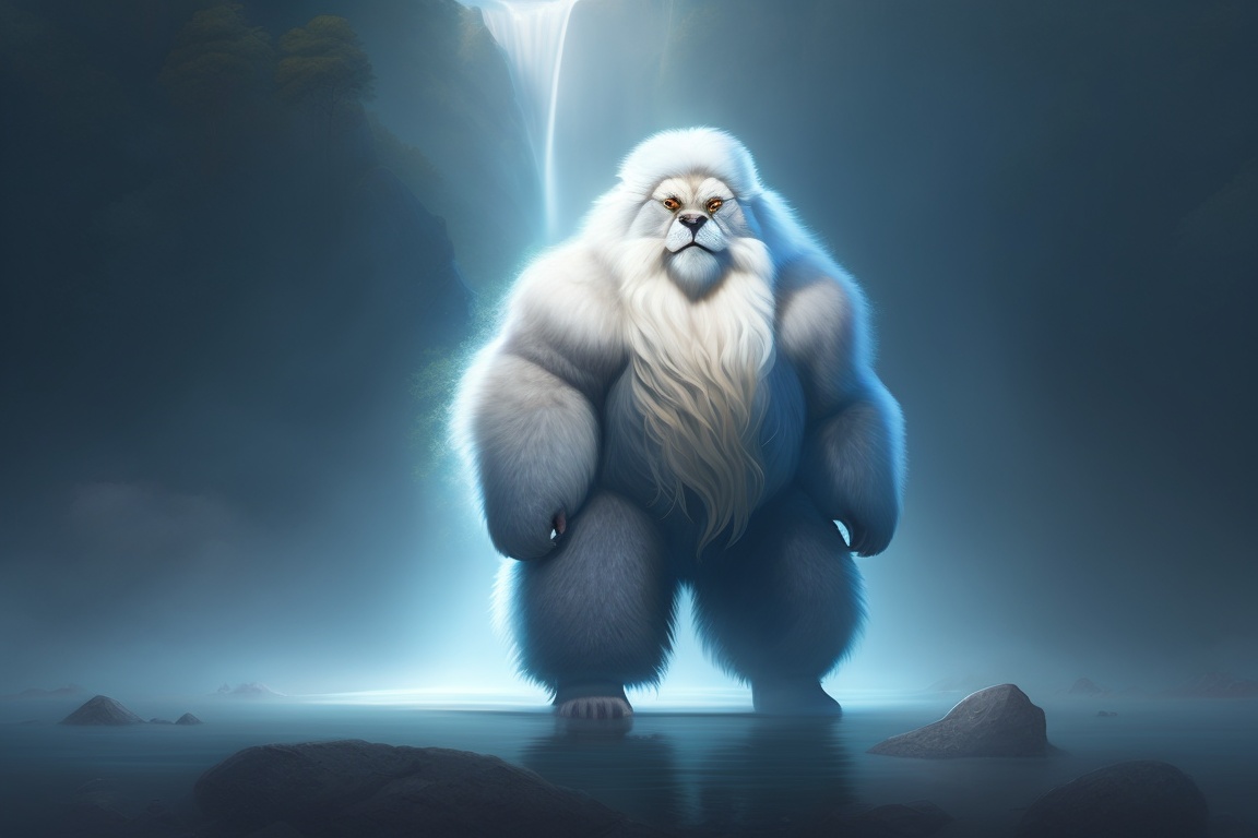 Lexica - Yeti, full body portrait