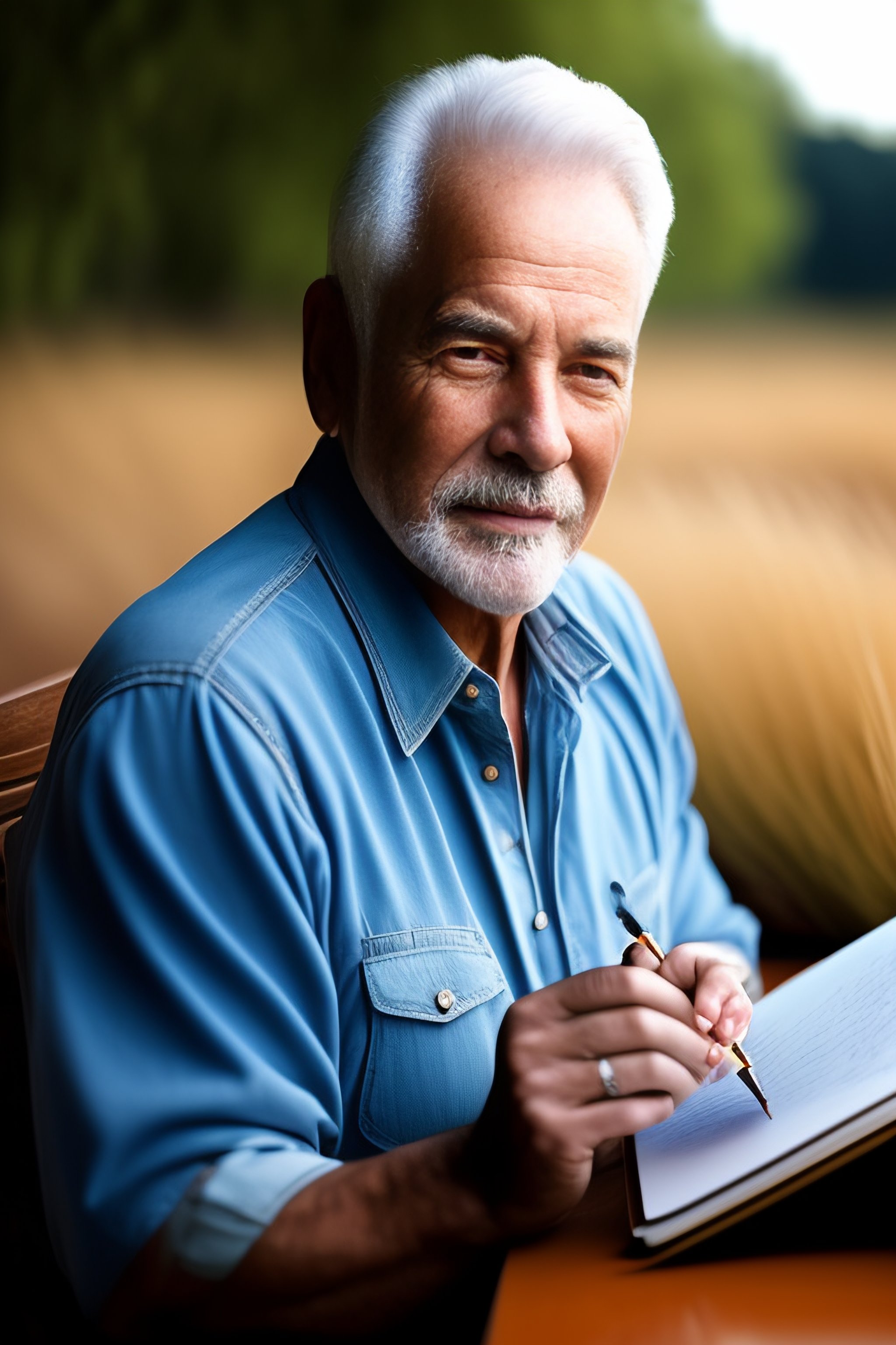 Lexica - An artistic smalltown male writer over 55