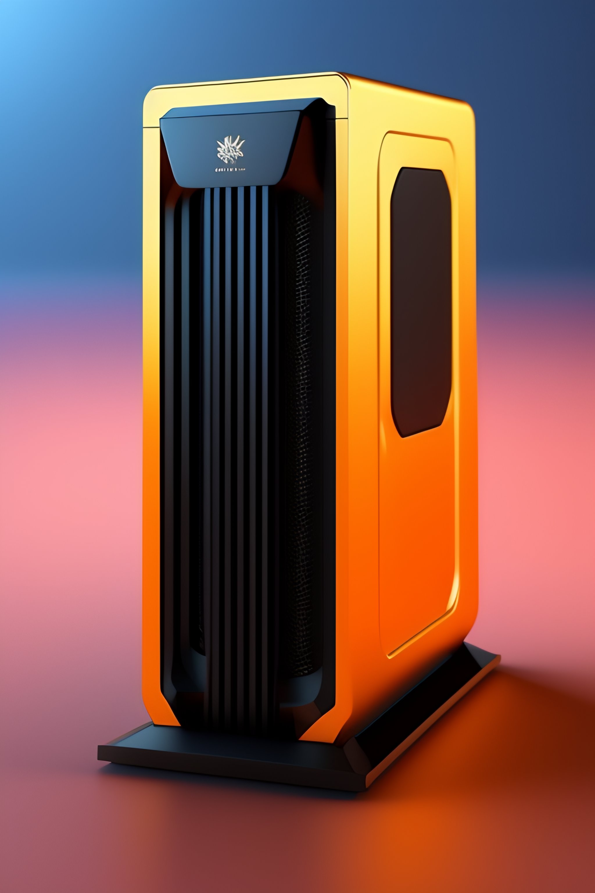 Lexica - Server with gpu, 3d render, modern, blender style