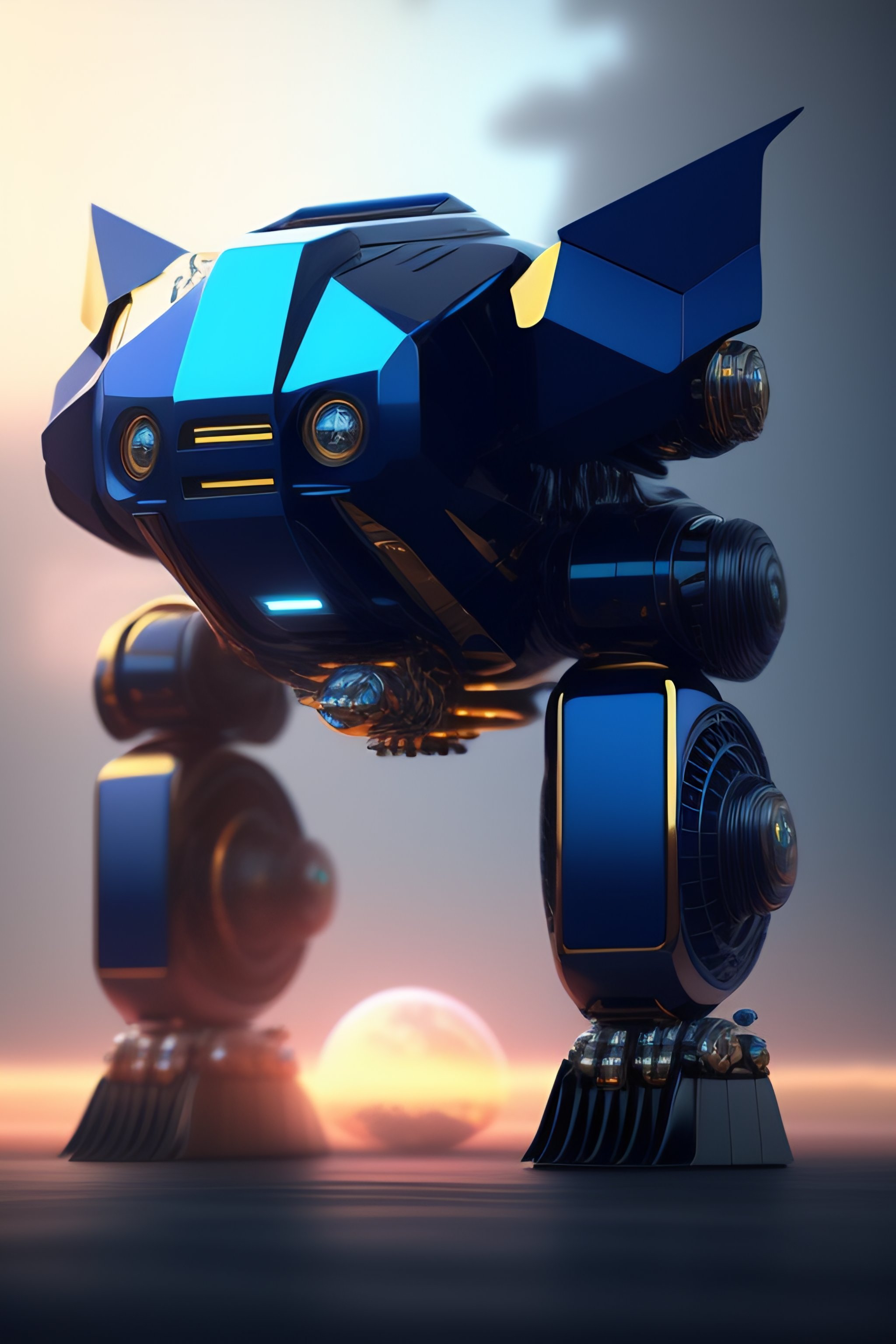 Lexica - Robotics, adaptative, Interestellar, unreal engine, ROBOT ...