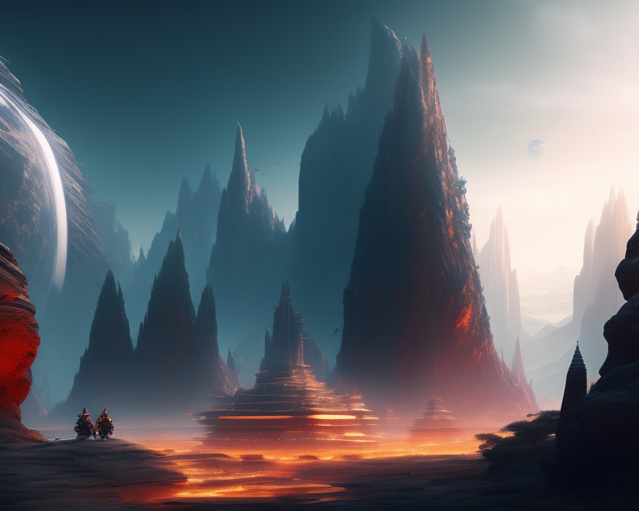 Lexica - Shattered planet earth, broken, scenic, detailed, trending on ...