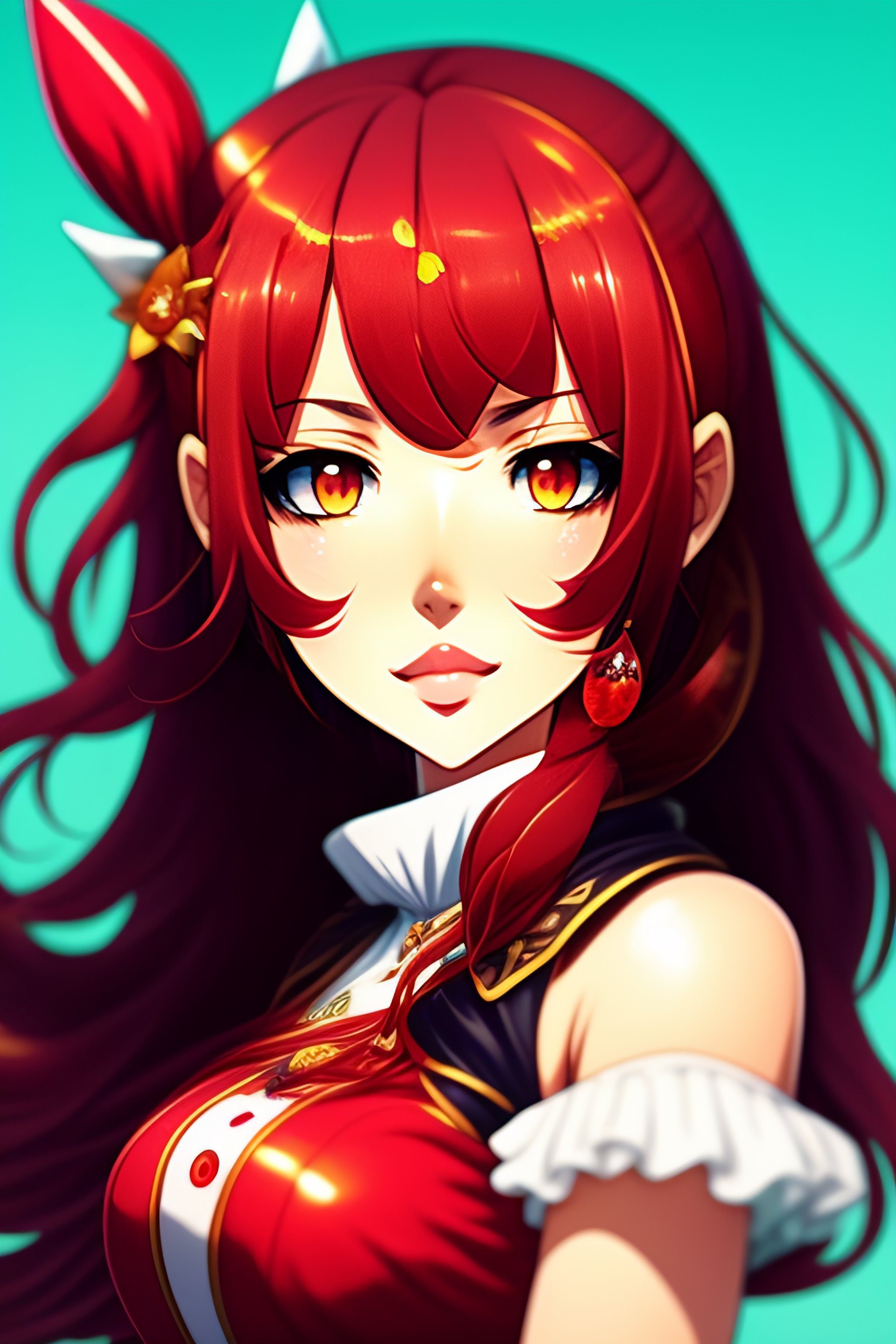 Lexica - Anime magical girl with chili pepper in hair