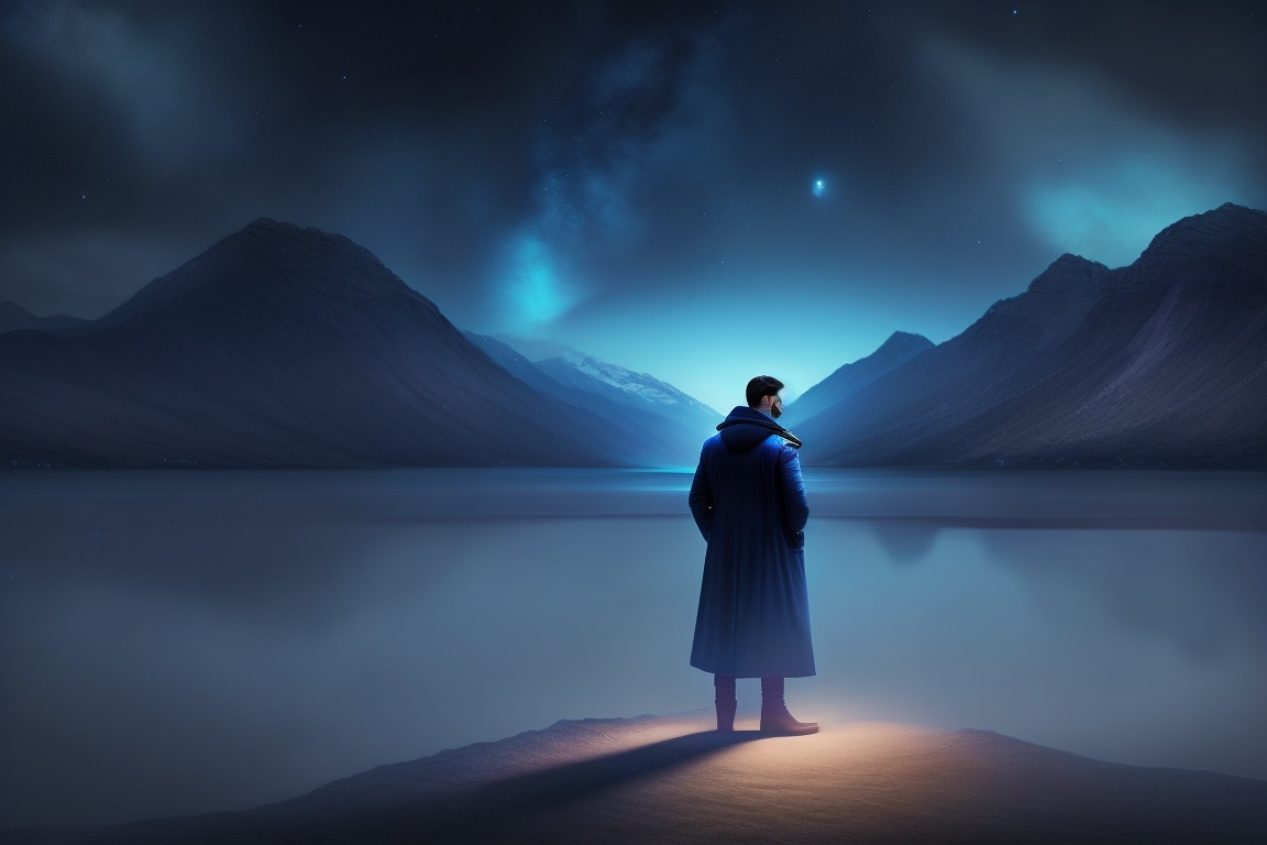 Lexica - Henry cavil standing alone at dark night, and his friends are ...