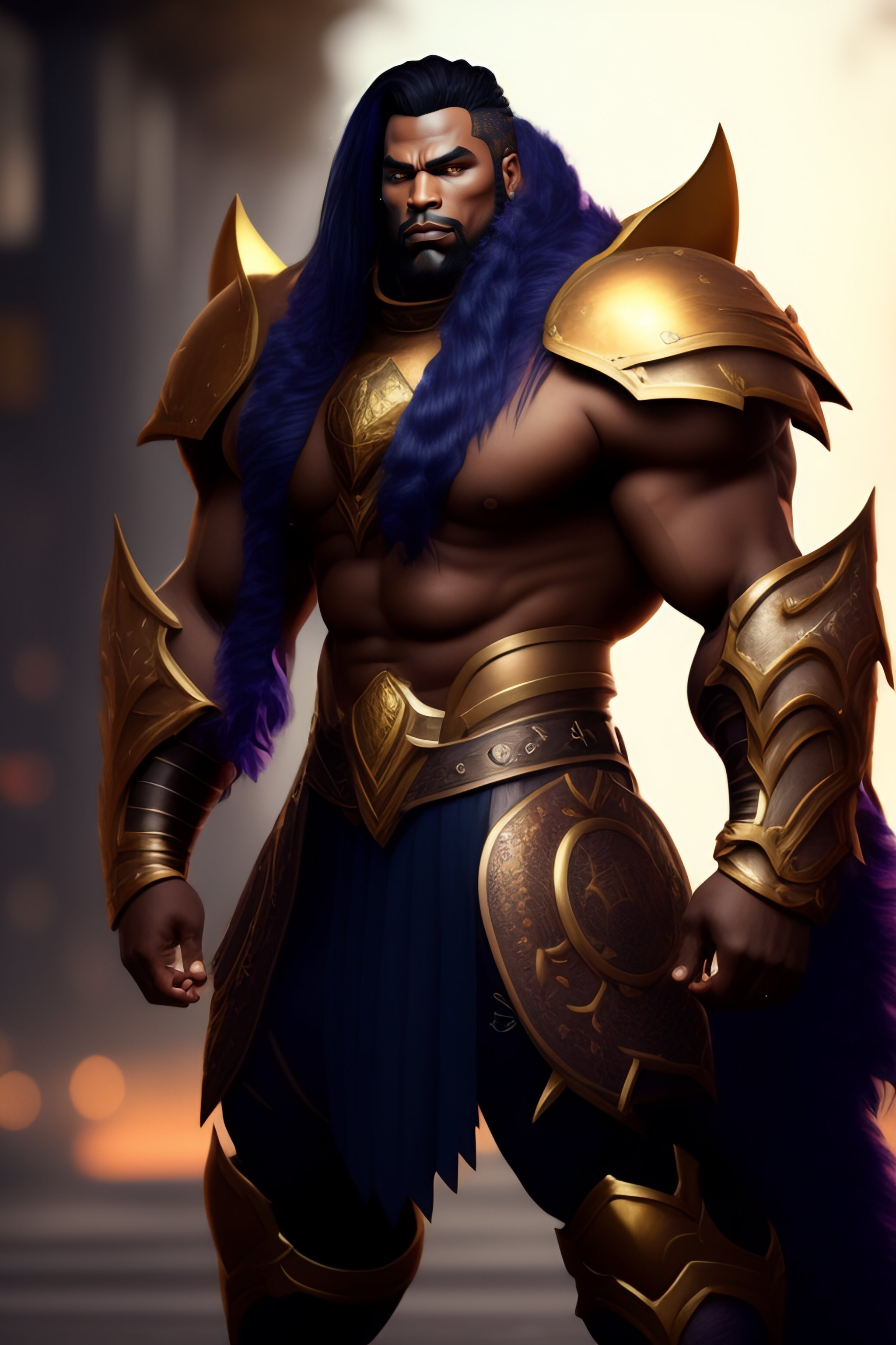 Lexica - Male league of legends character, human animal chimera, heavy ...
