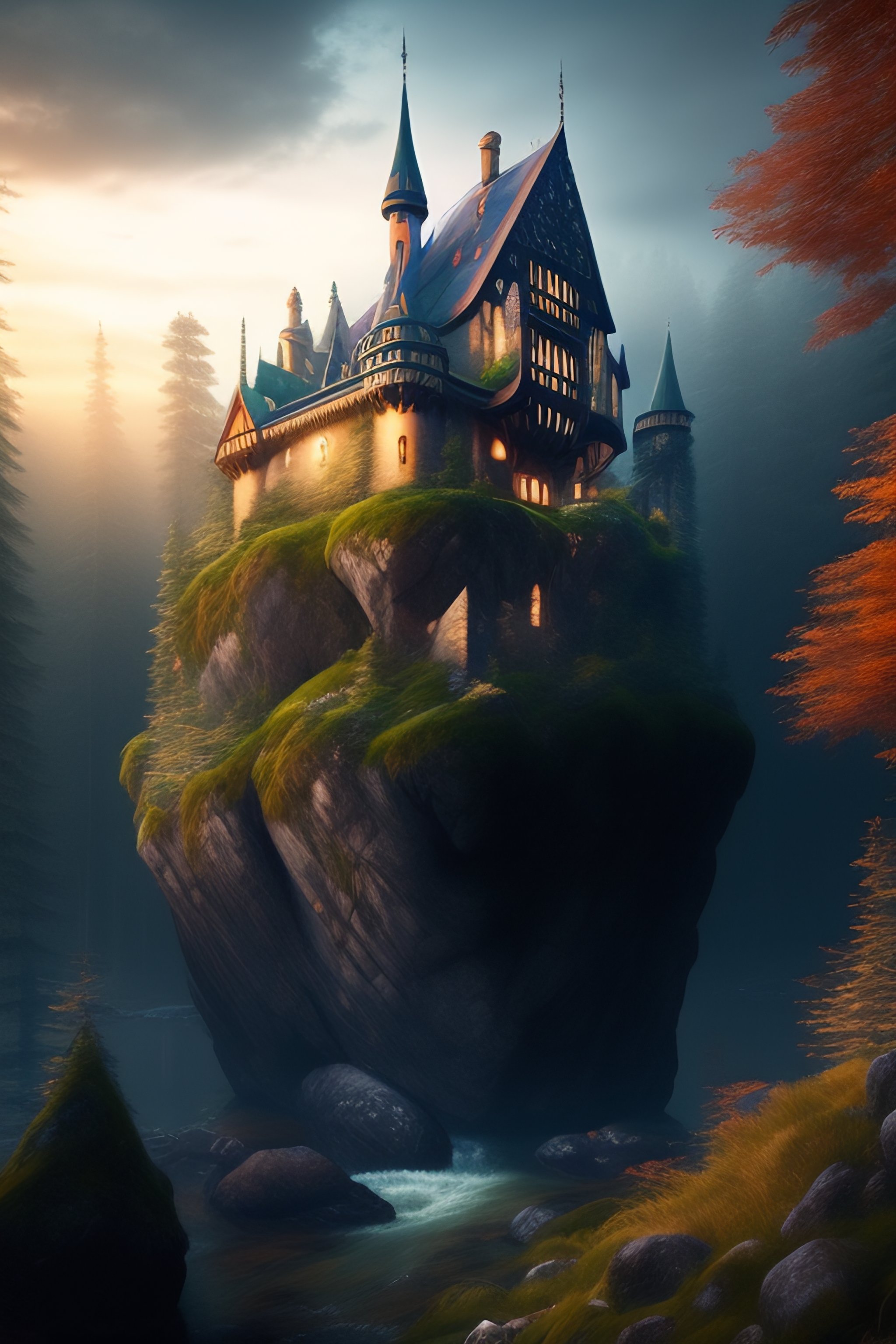 Lexica - Elven castle in the forest