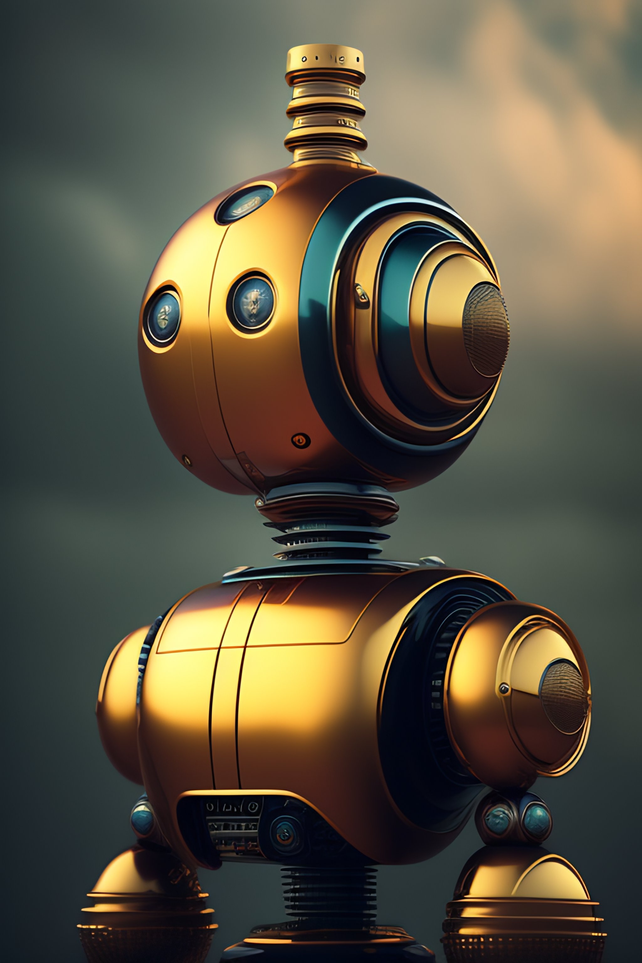 Lexica - Robot with changing face