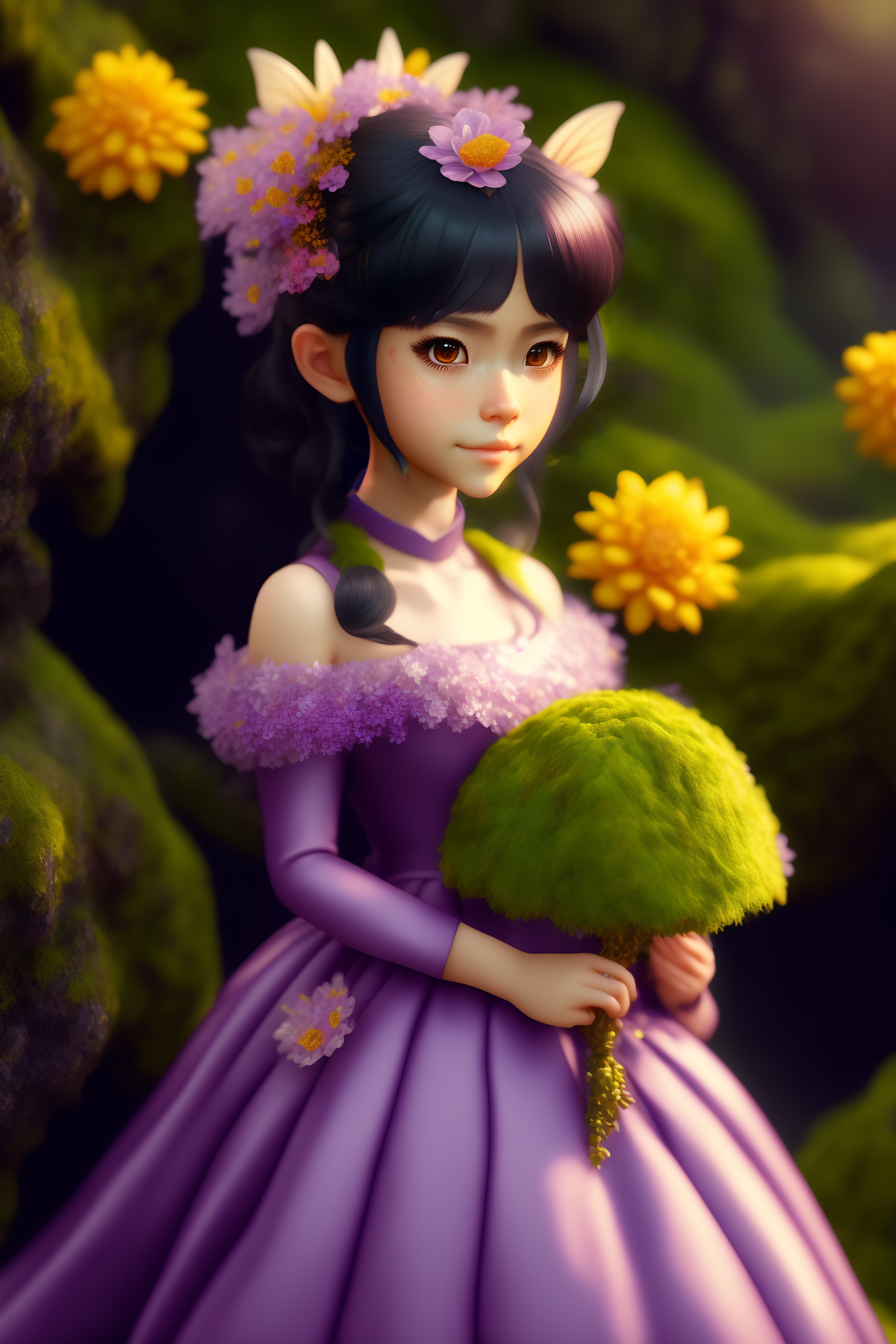 Lexica - Manga cover portrait of an extremely cute and adorable very ...