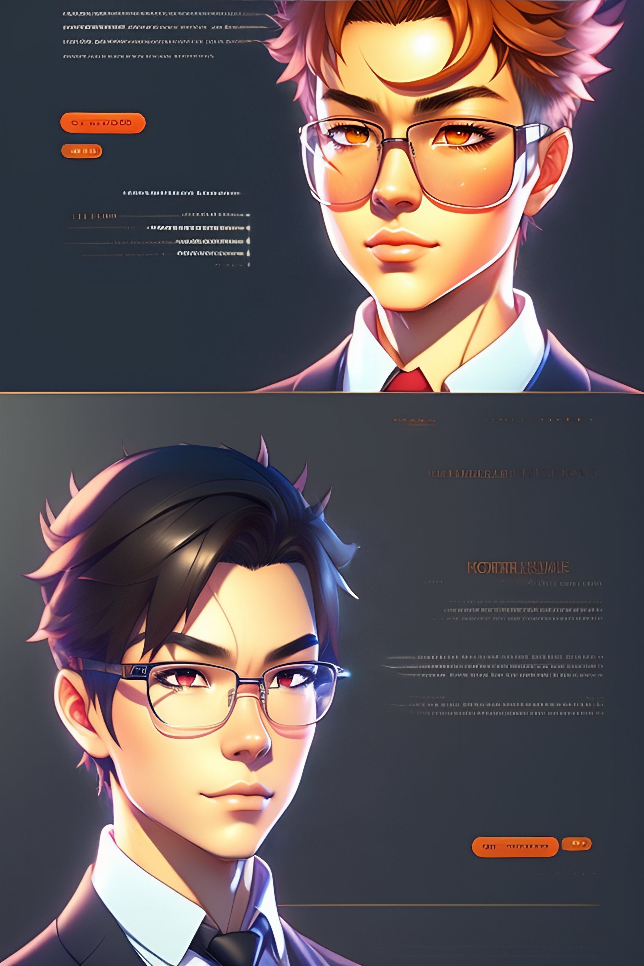 Lexica - Character concept art of dexter as an anime character | cute ...