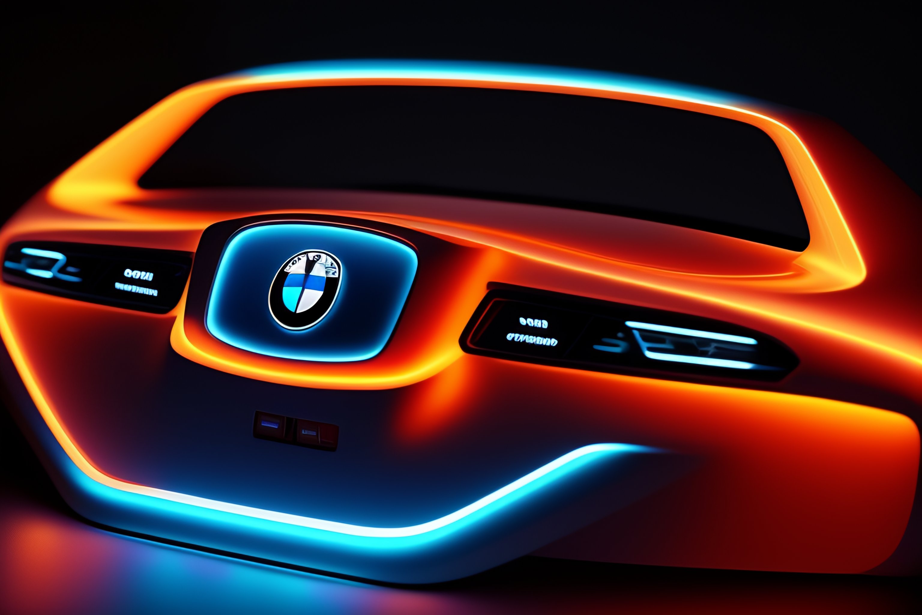 Lexica - BMW glowing LED steering wheel
