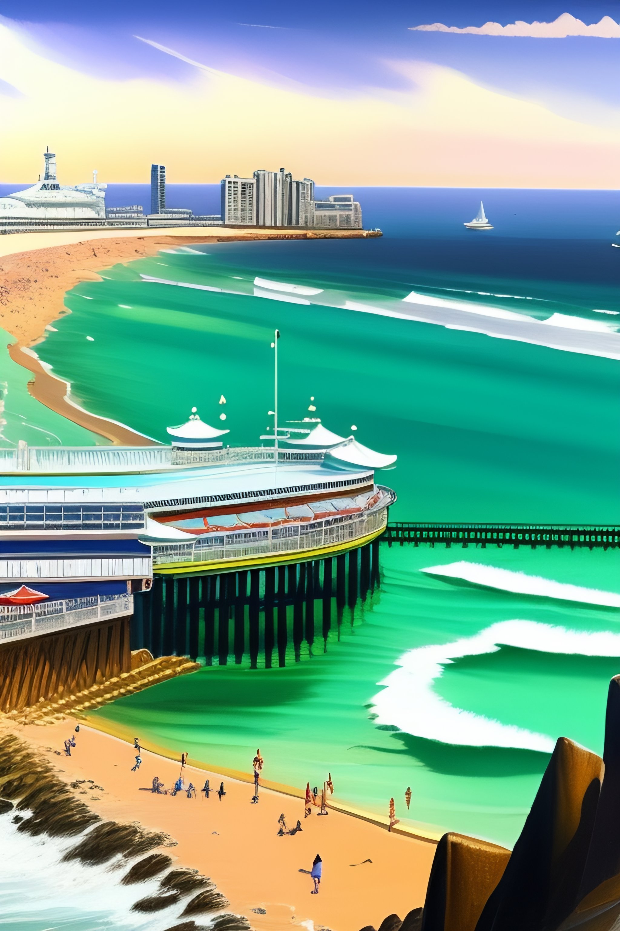 Lexica - Panoramis sketch of brighton pier
