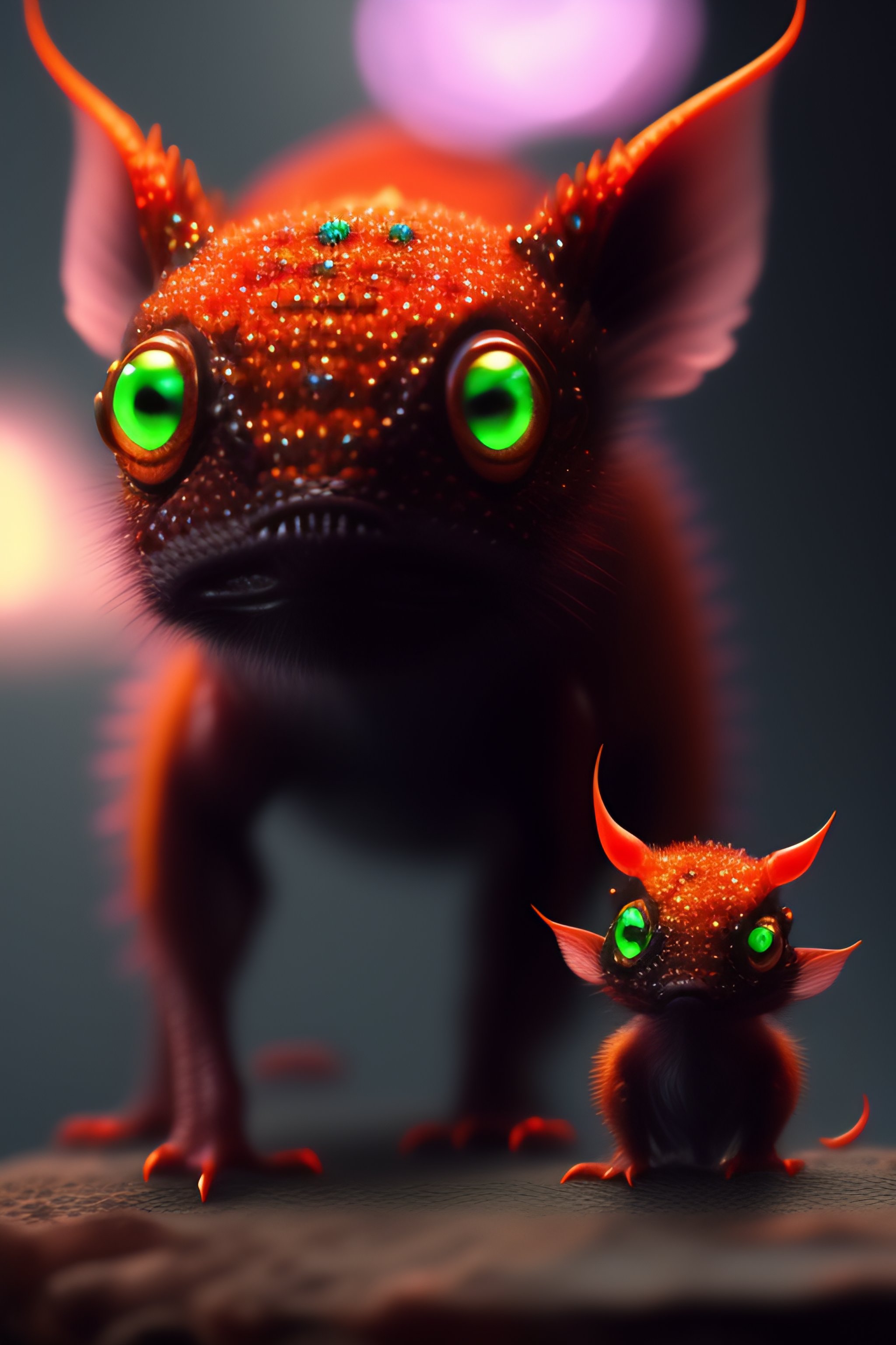 Lexica - A small deadly uncanny ugly creature covered in several eyes ...