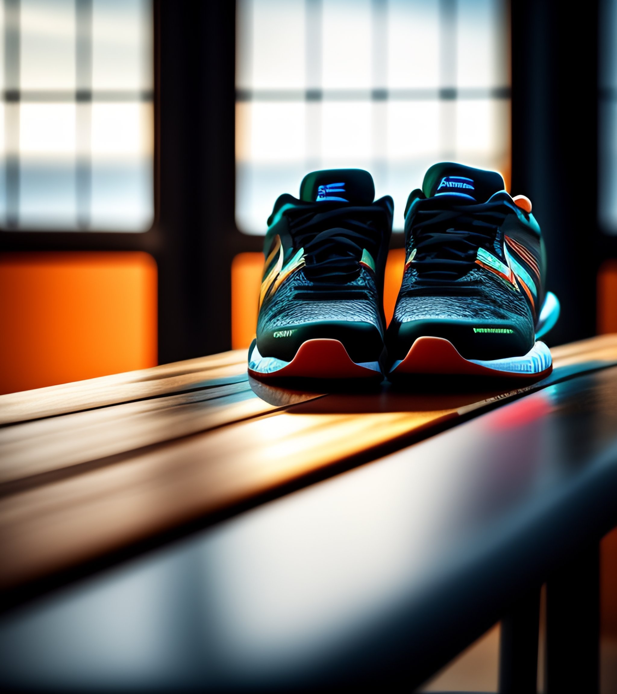 Lexica - Running shoes on a table