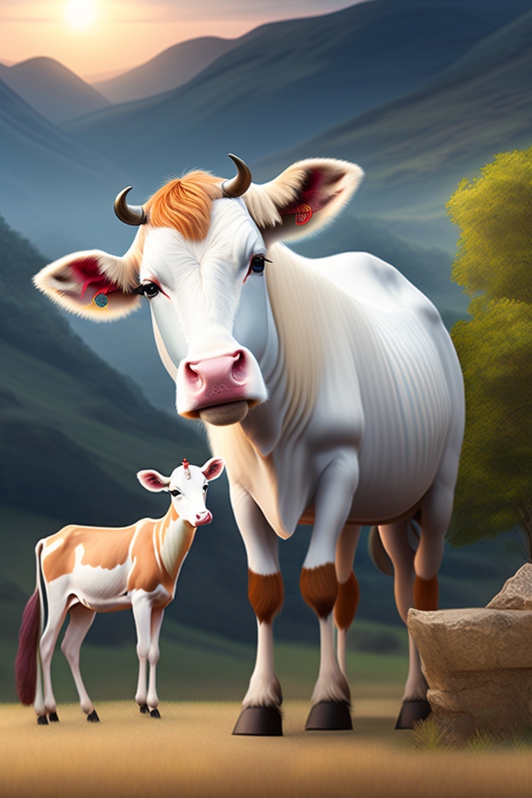 Lexica - Once upon a time, there was a cow and a goat who lived in a ...