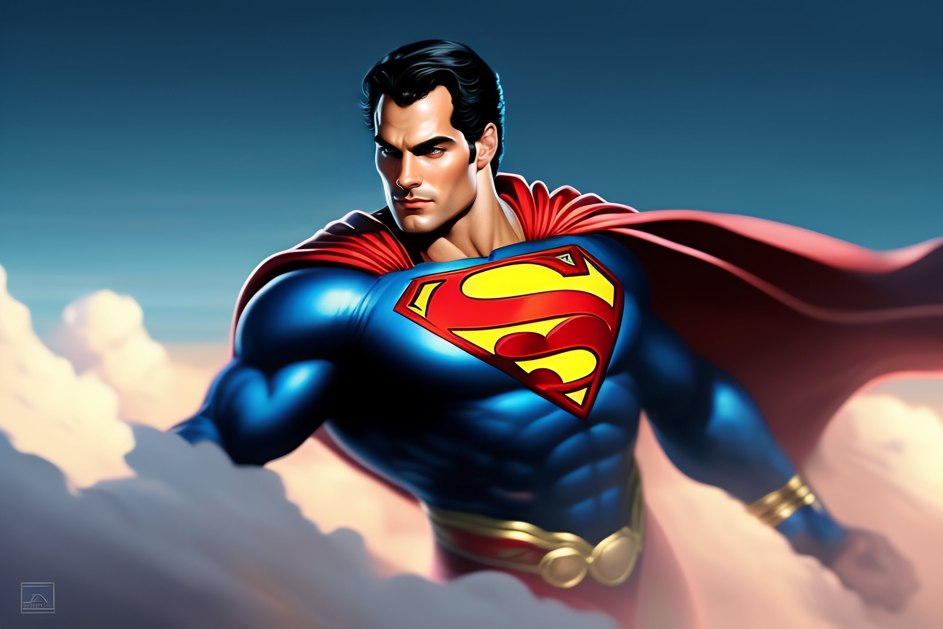 Superman Henry Cavill Flying