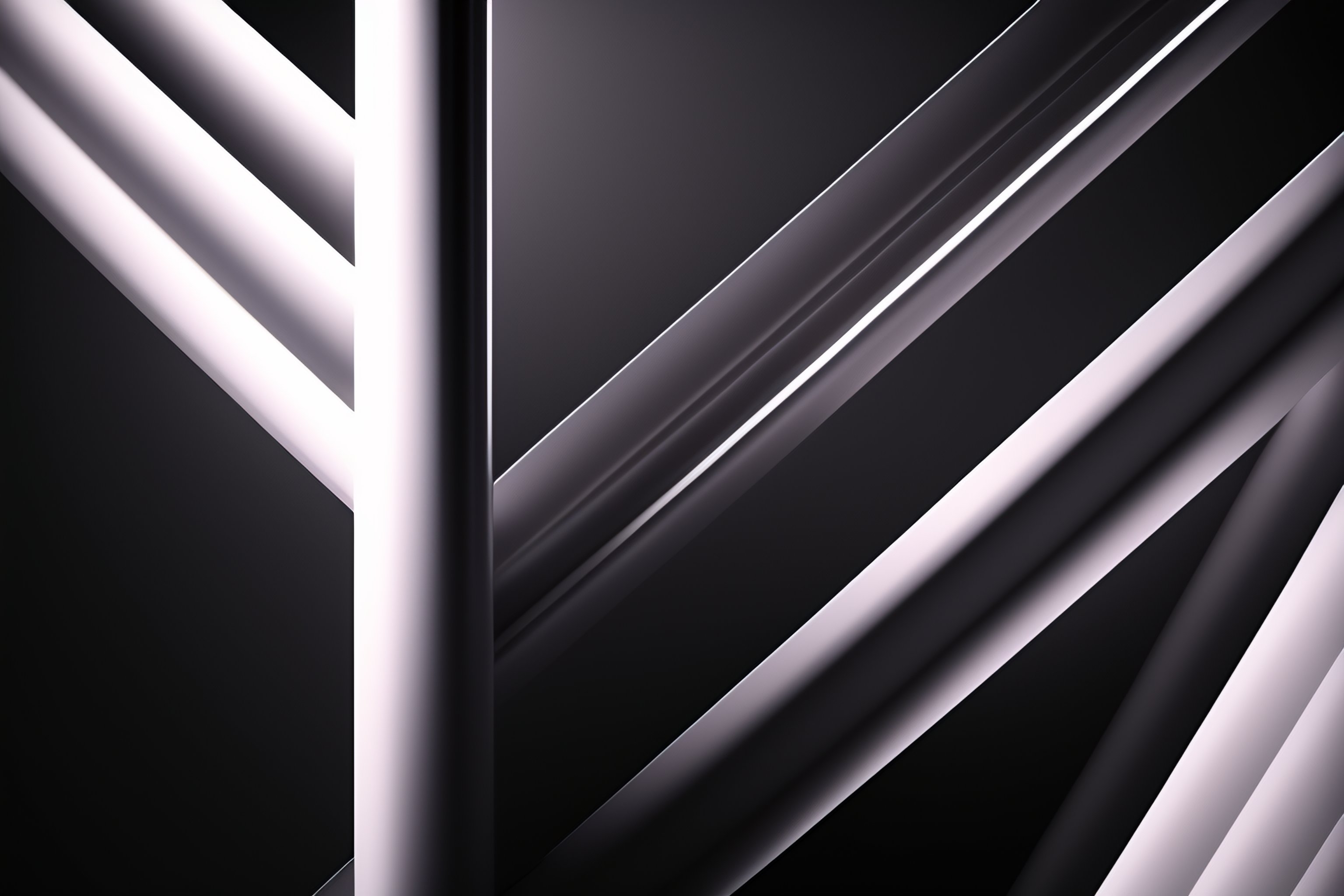 Lexica - Bright vertical lines that partially intersect on a dark ...