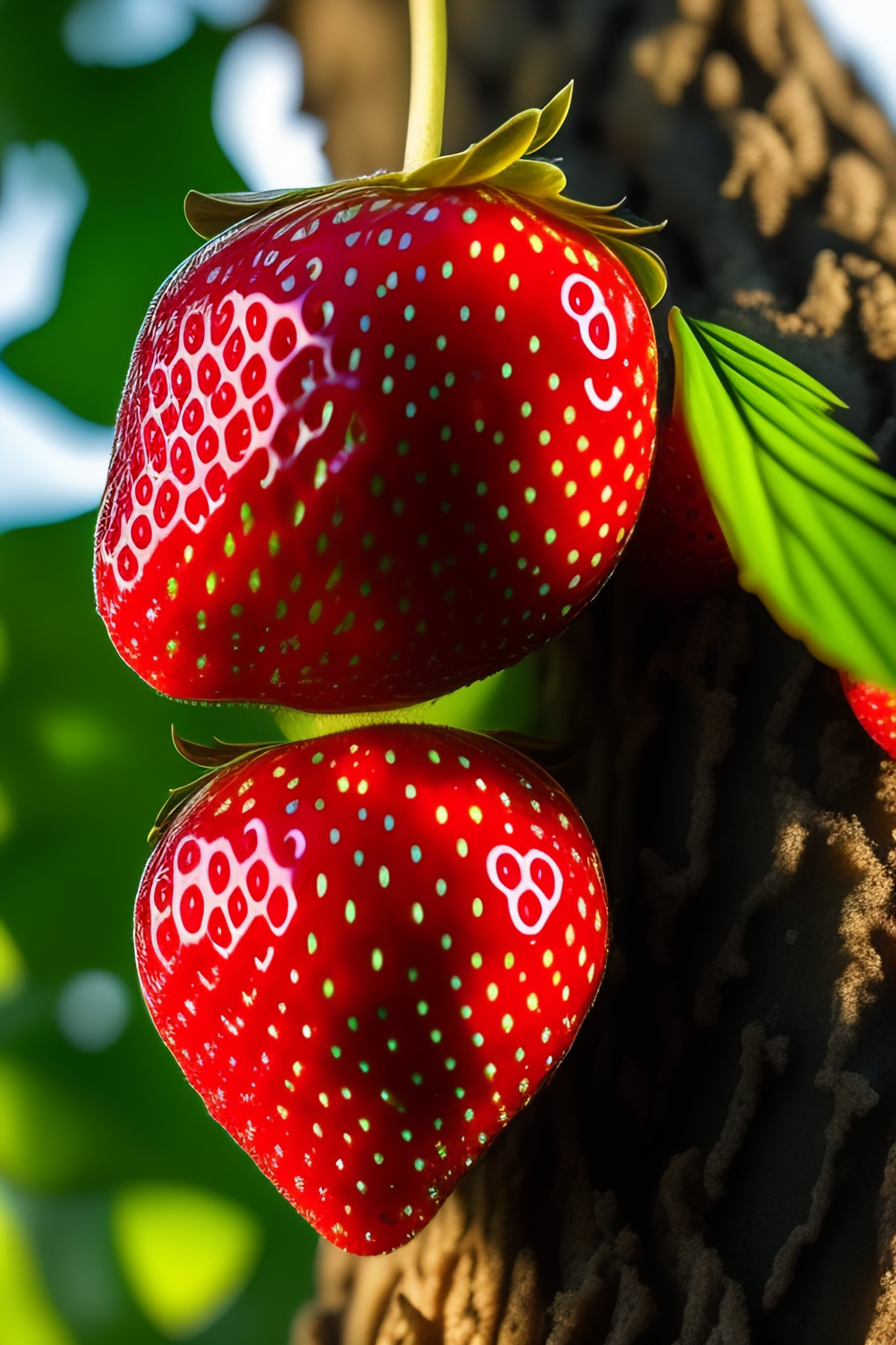 Strawberry Tree Wallpaper Hd
