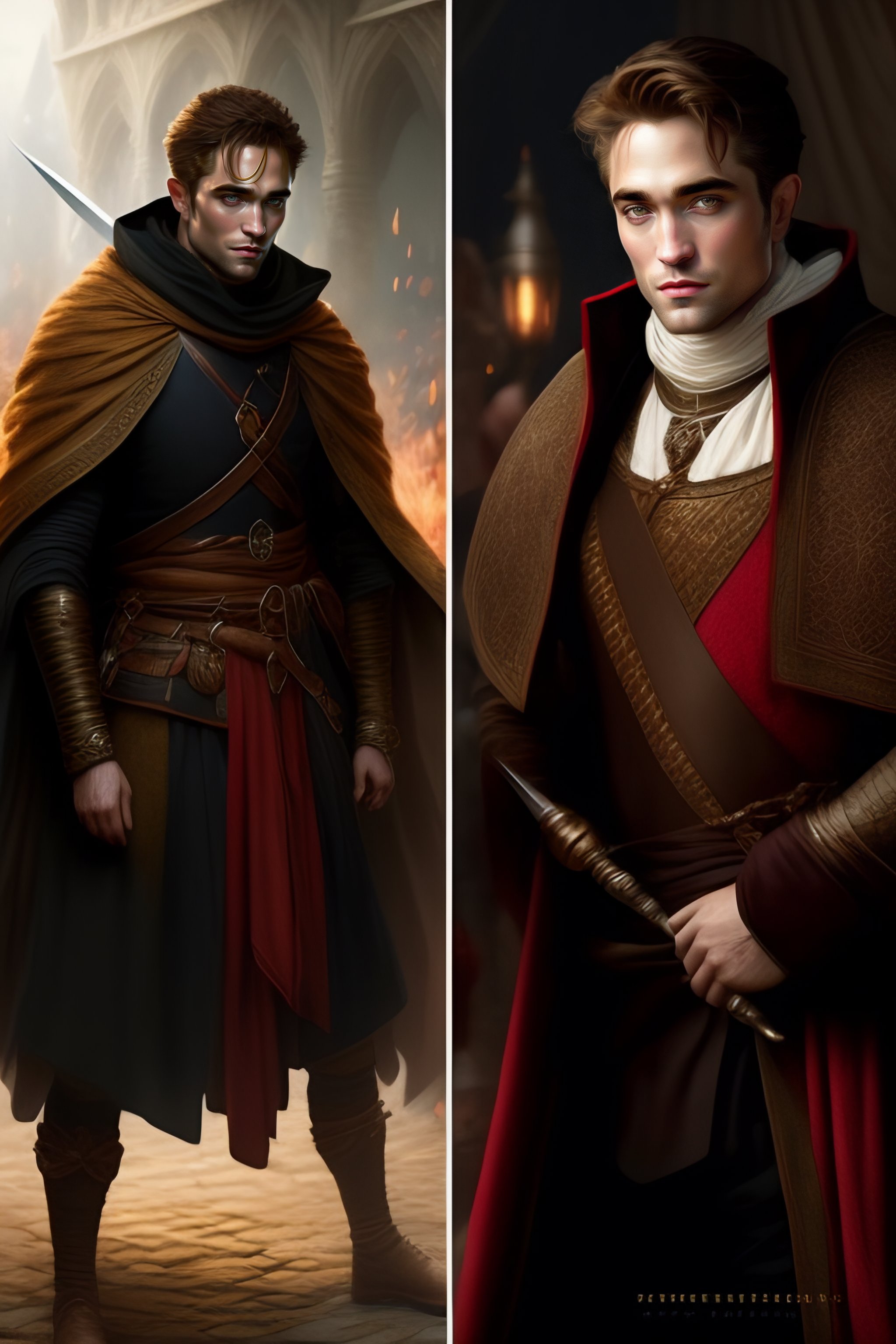 Lexica - Robert Pattinson in medieval clothes! With sward, Amazing ...
