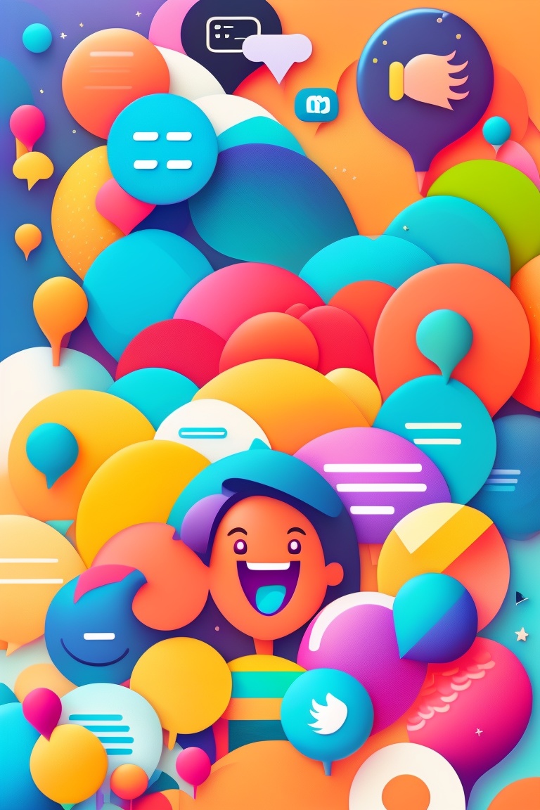 Lexica - Imagine a vibrant and interactive illustration representing ...