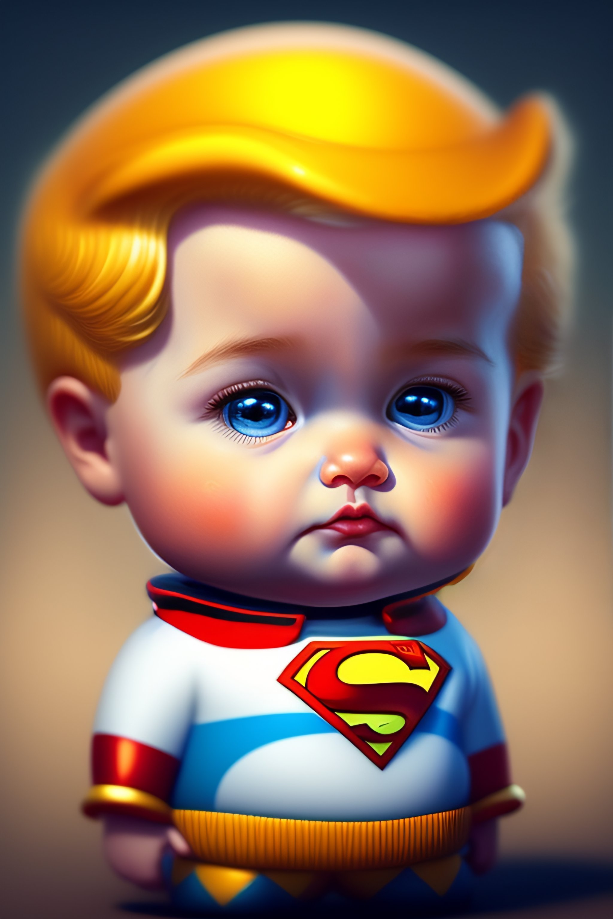 Lexica - Cute and adorable cartoon Donald trump baby, fantasy ...