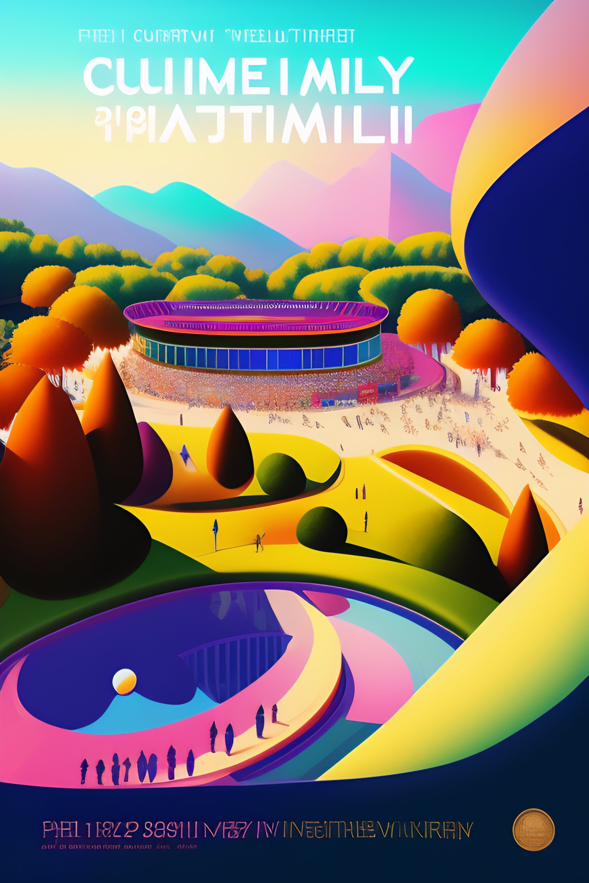 Lexica - Winner first prize Illustration Poster of Cultural utopia ...