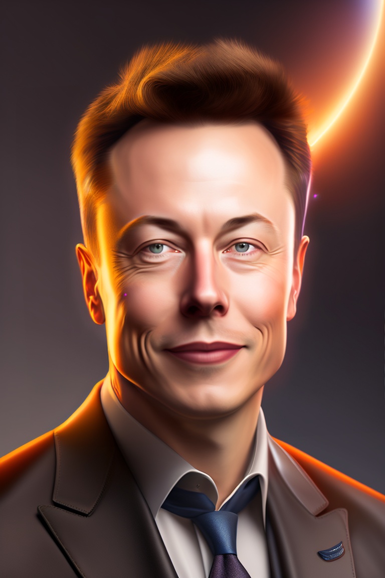 Lexica - Elon musk, portrait