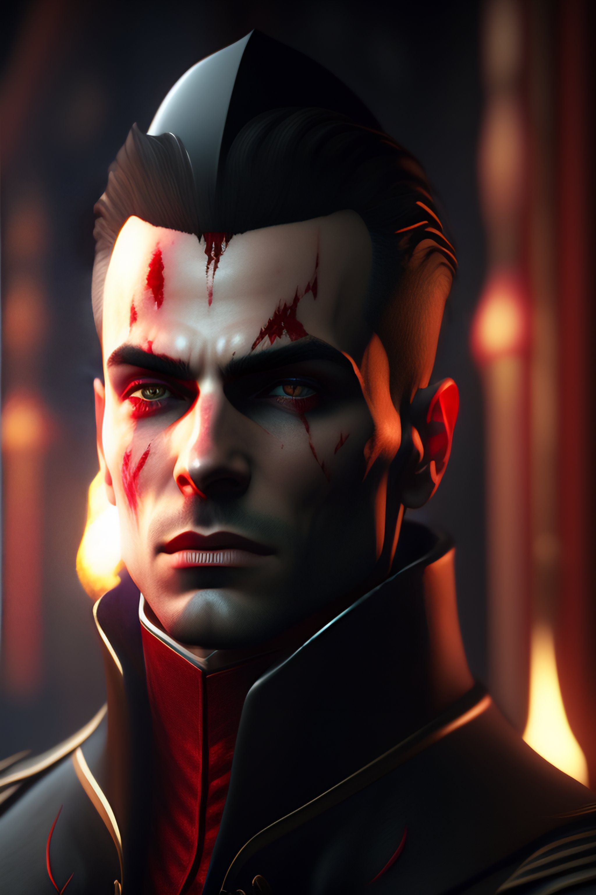 Lexica - Vampyr, blood, realism, photorealism, 8k, high detailed