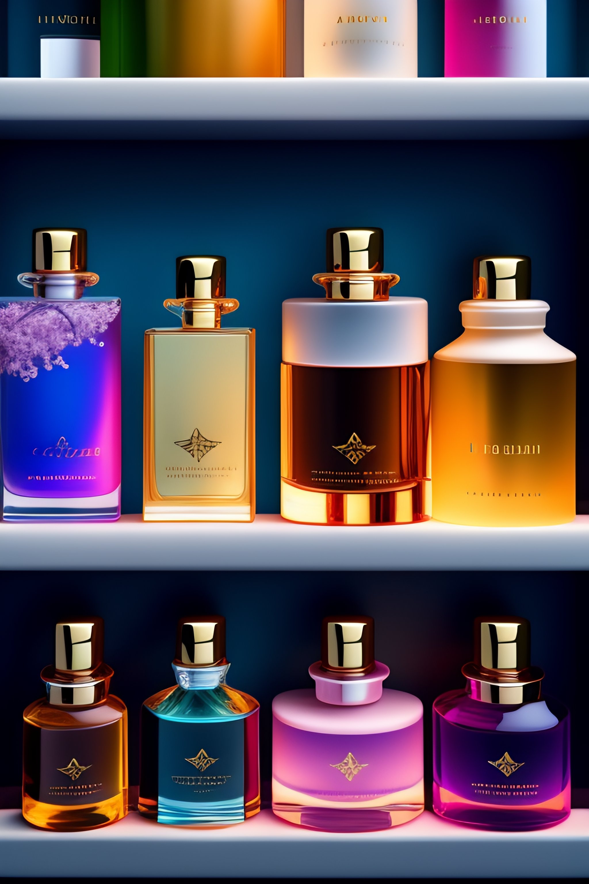 Lexica - Perfume bottle display