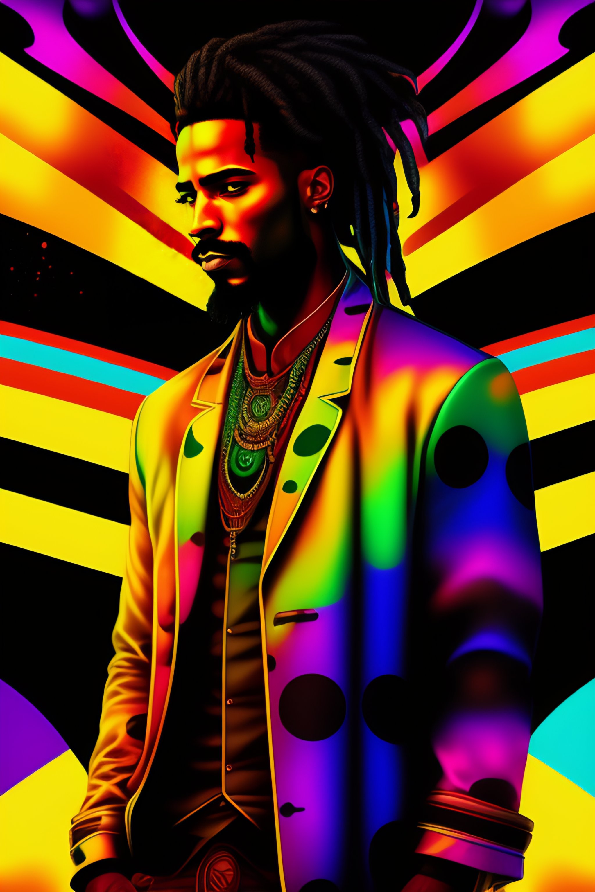 Lexica - An anthropomorphic handsome rasta man borderlands 3 psycho ...