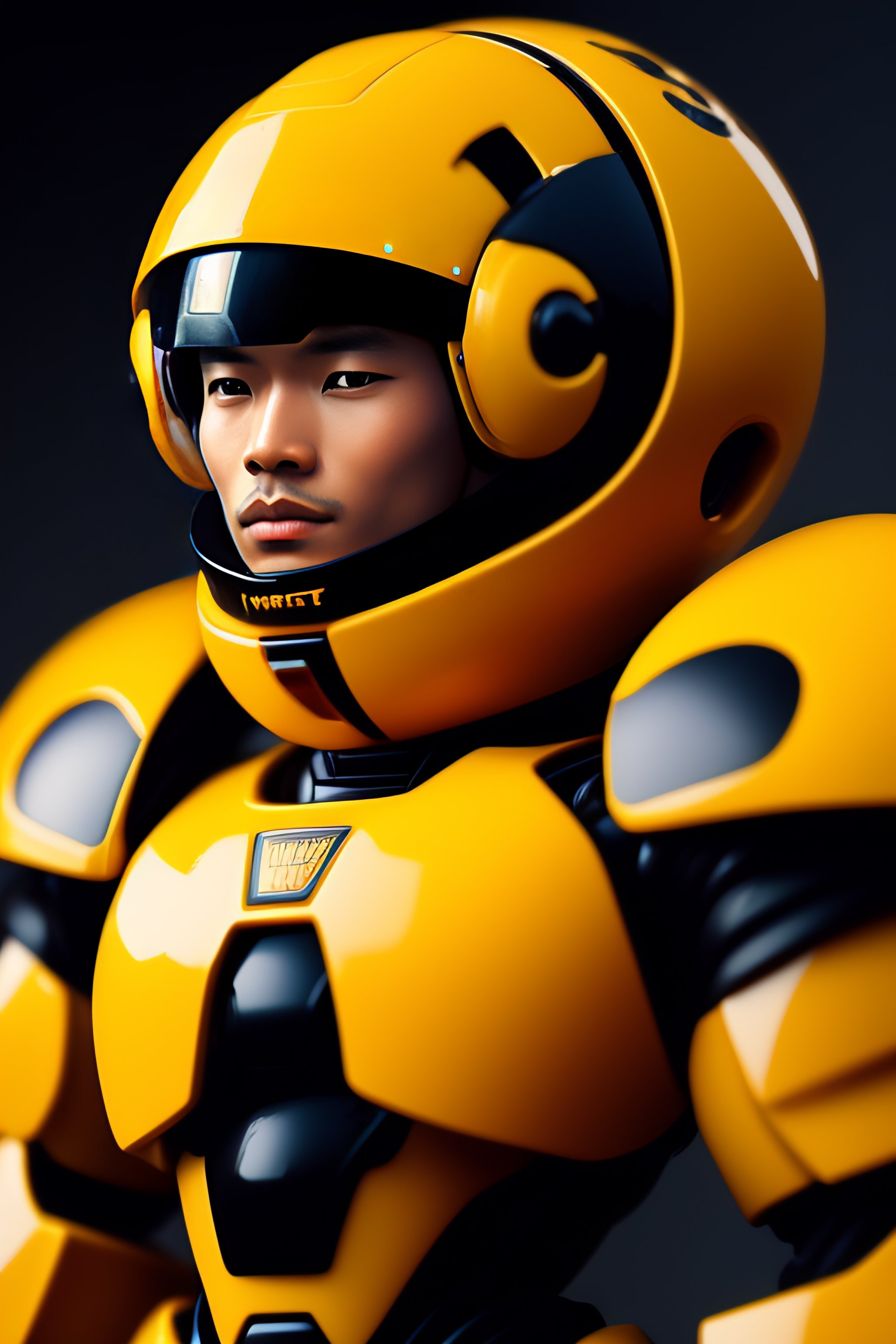 Lexica - A real life portrait of metabee from medabot