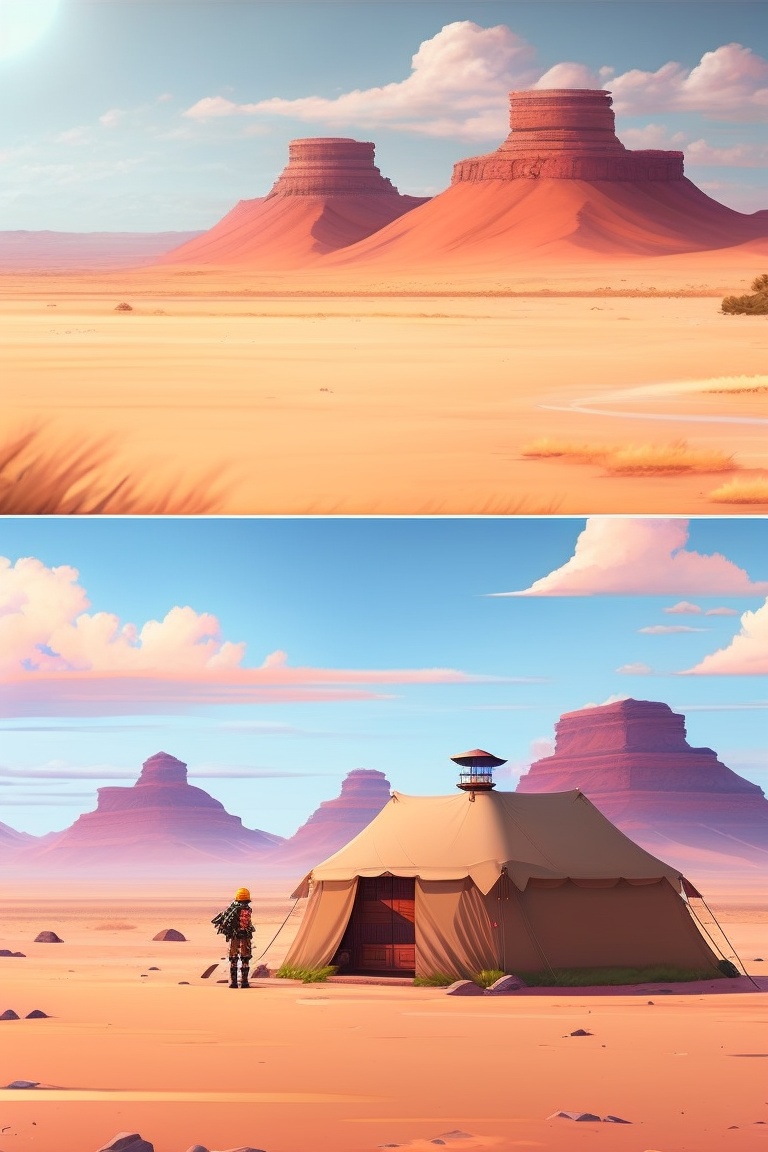 Lexica - Anime style, naruto style, a empty battlefield with some hills ...