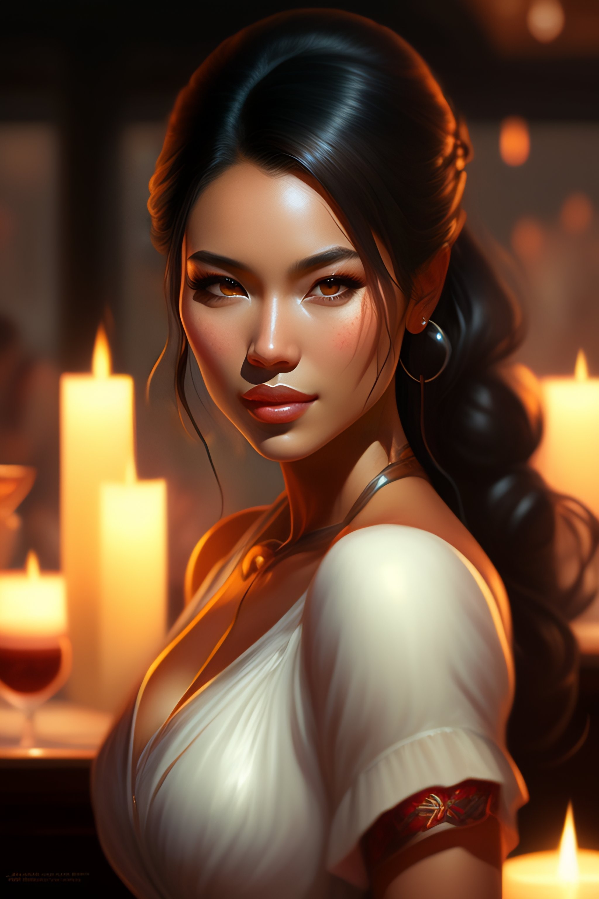 Lexica - A dinner date with the girl next door, slice of life, varying ethnicities, fantasy ...